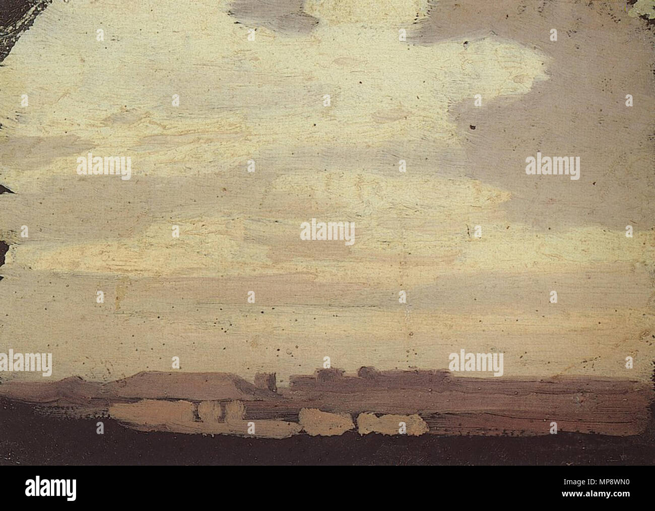 . English: Clouds (painting by Arkhip Kuindzhi, 1875) Русский: Облака ...