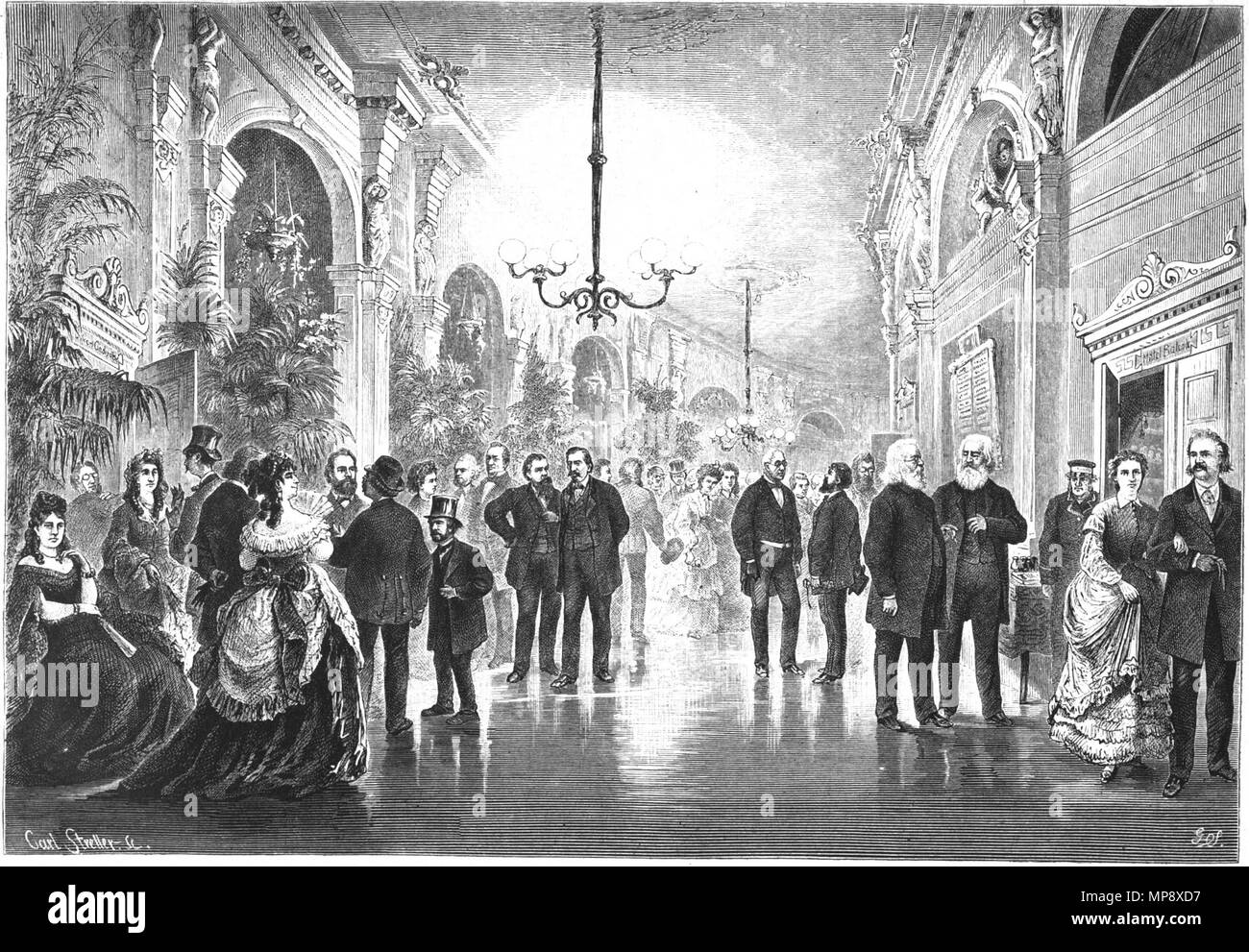 Leipzig 1872 Black and White Stock Photos & Images - Alamy