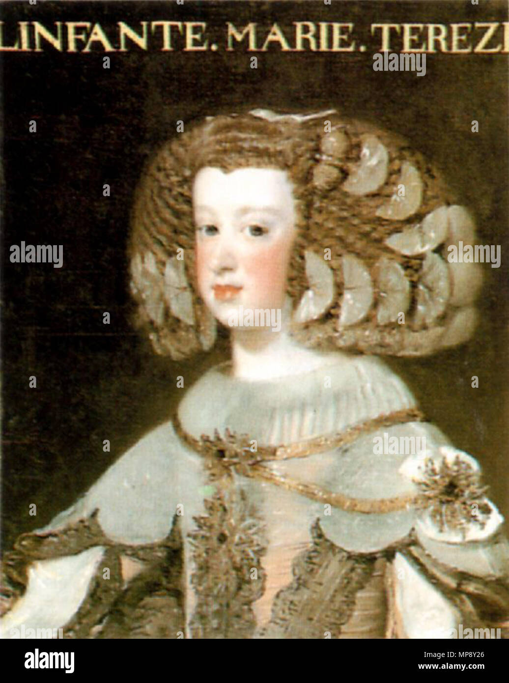 784 La infanta María Teresa, by Diego Velázquez Stock Photo - Alamy