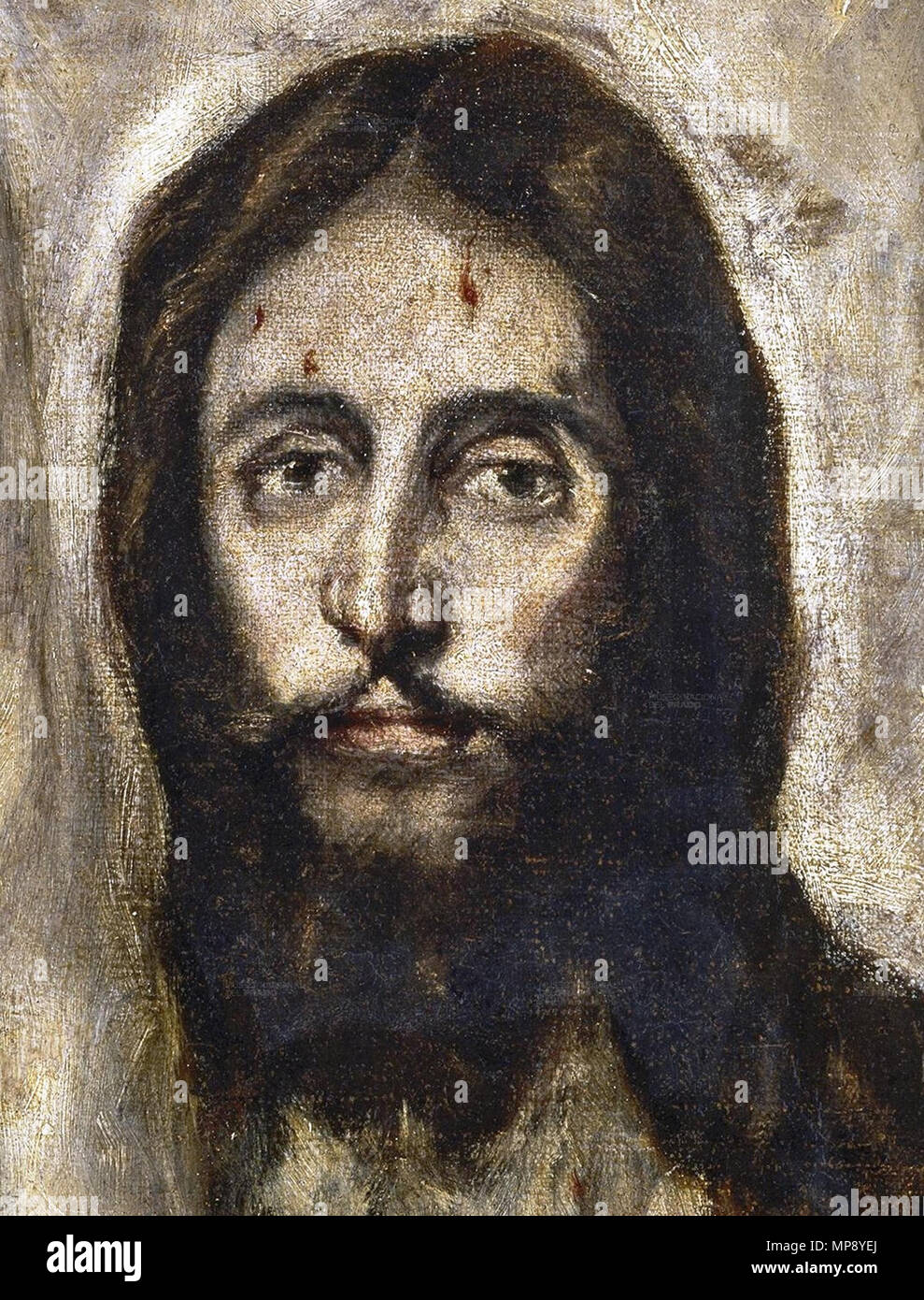 La Santa Faz (detail). Español: La obra representa la reliquia de la ...
