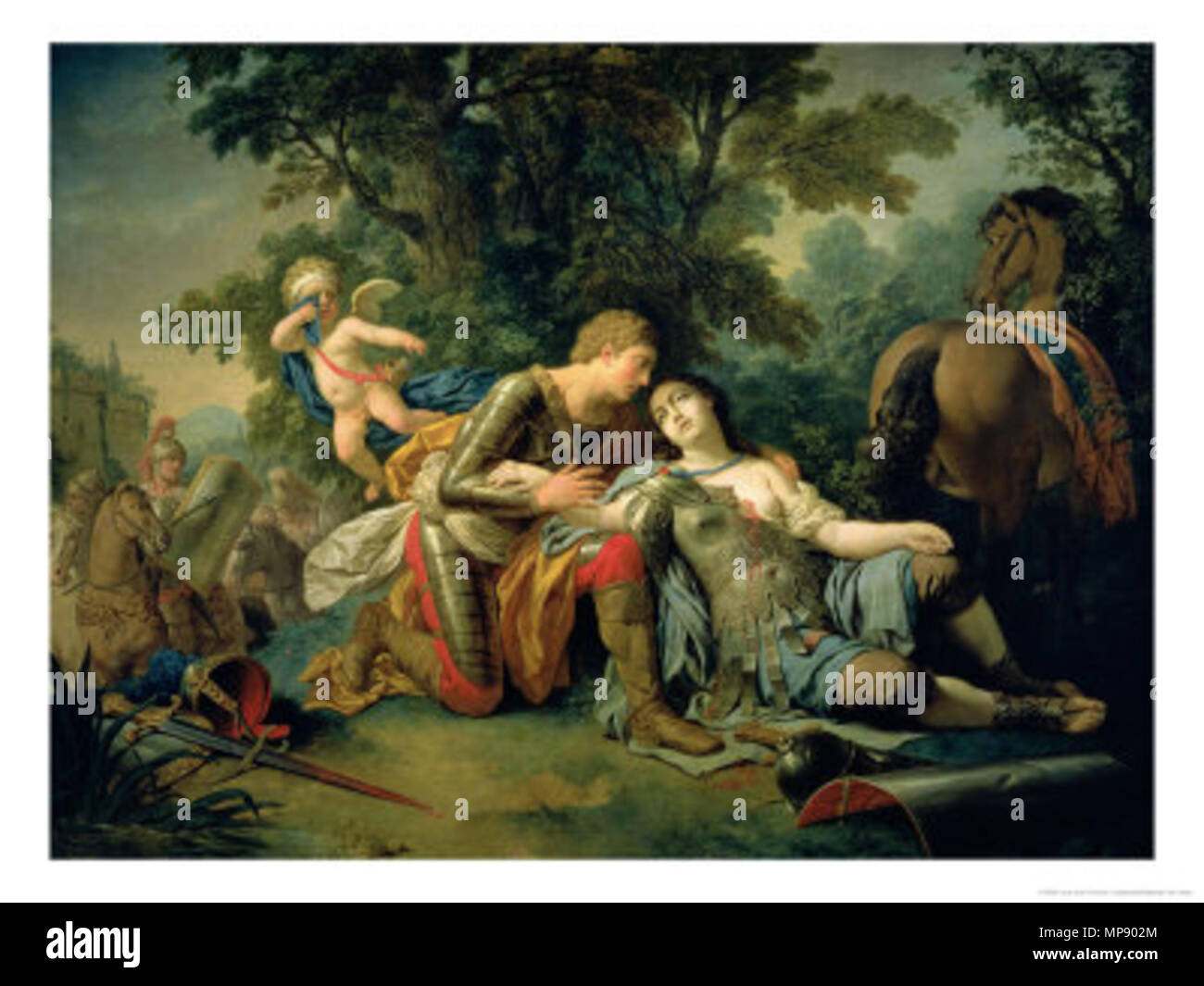 Tancred and Clorinda 1761. 789 Lagrenee, Louis Jean - Tancred and ...