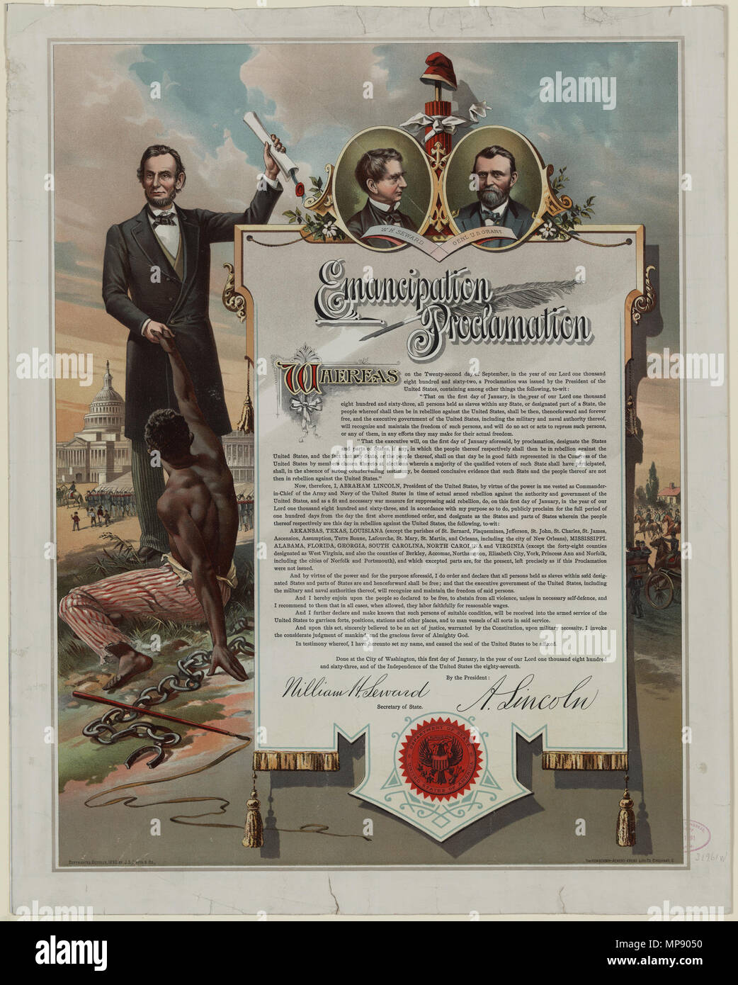 . English: J. S. Smith & Co. copy of the Emancipation Proclamation ...