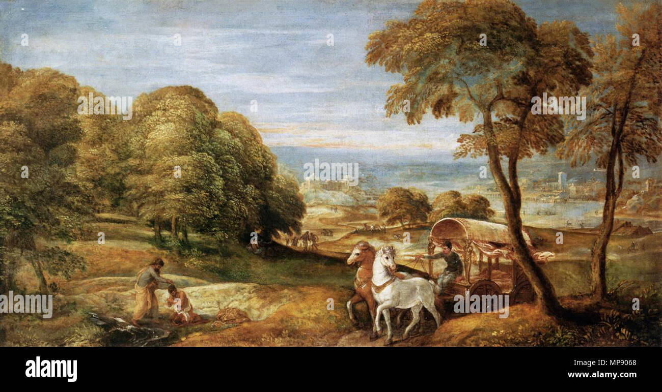 The Baptism of the Ethiopian Eunuch by the Deacon Philip between 1545 ...