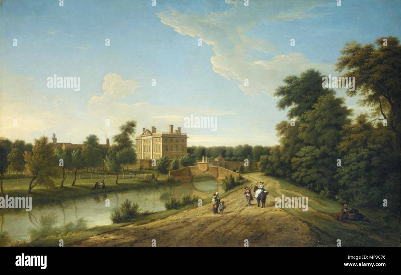 View of Dunton Hall, Lincolnshire 1739. 790 George Lambert - View of ...