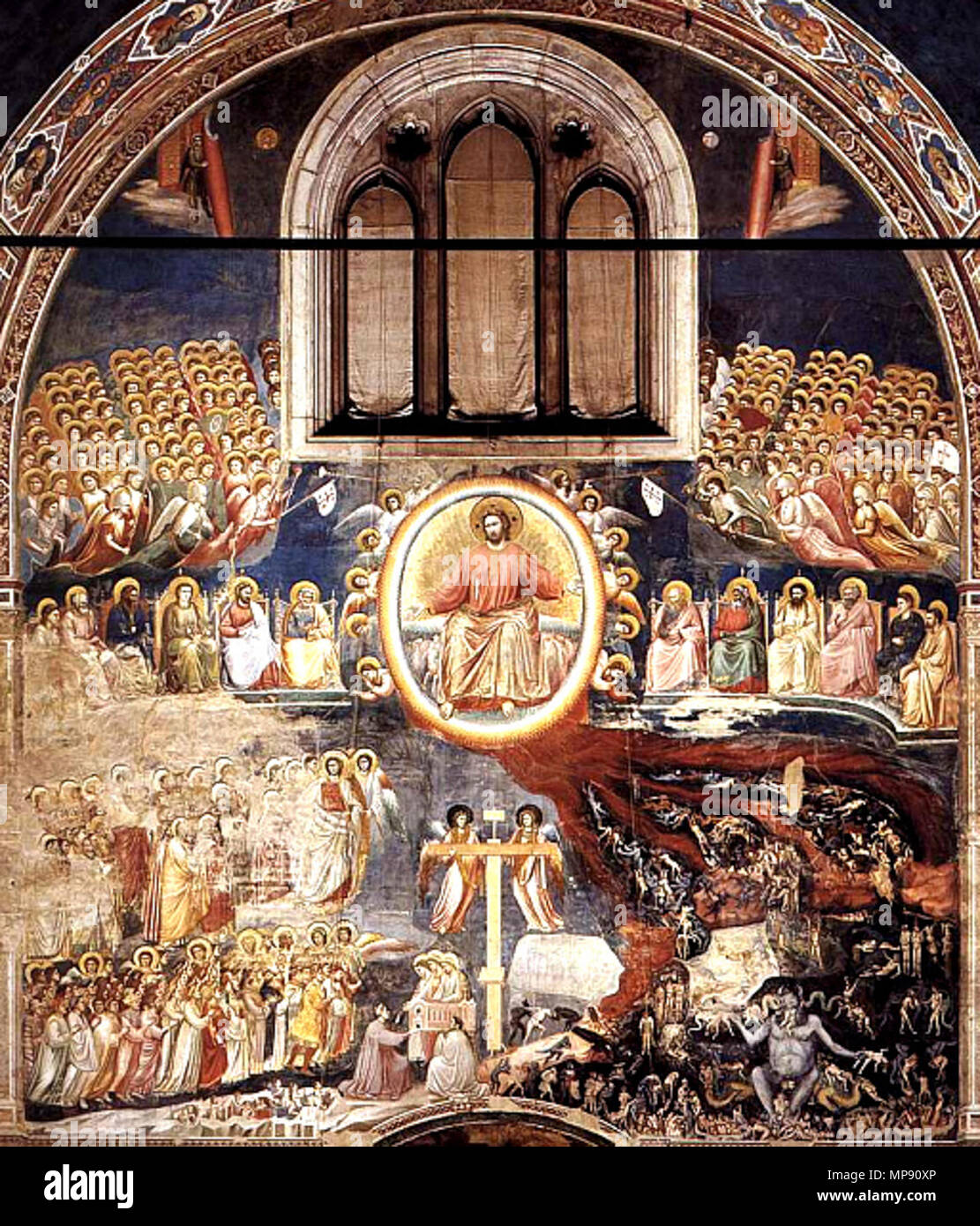 Last Judgment. Last Judgment scene, Cappella Scrovegni a Padova . 13th ...