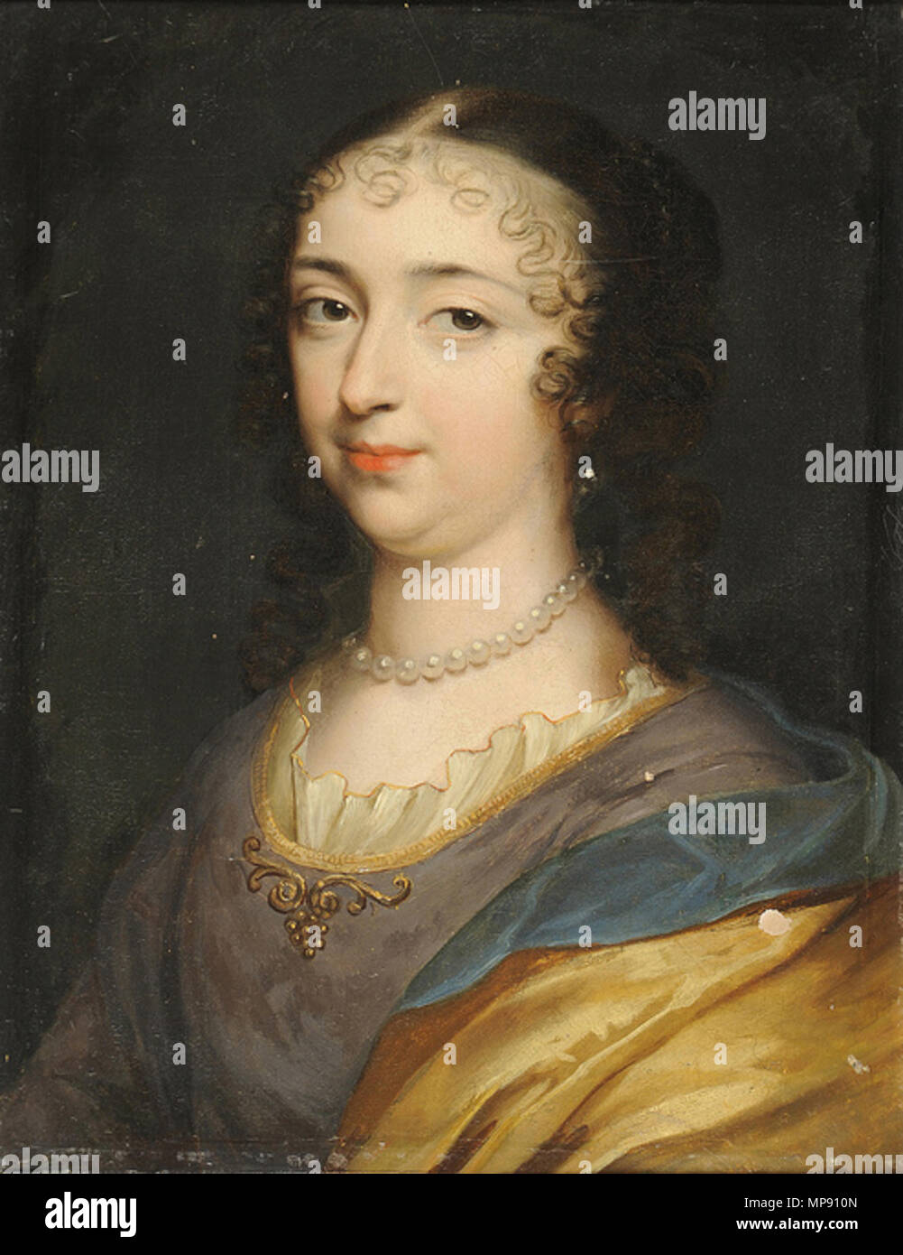 . English: Laura Martinozzi (1639-1687), duchess of Modena . 17th ...