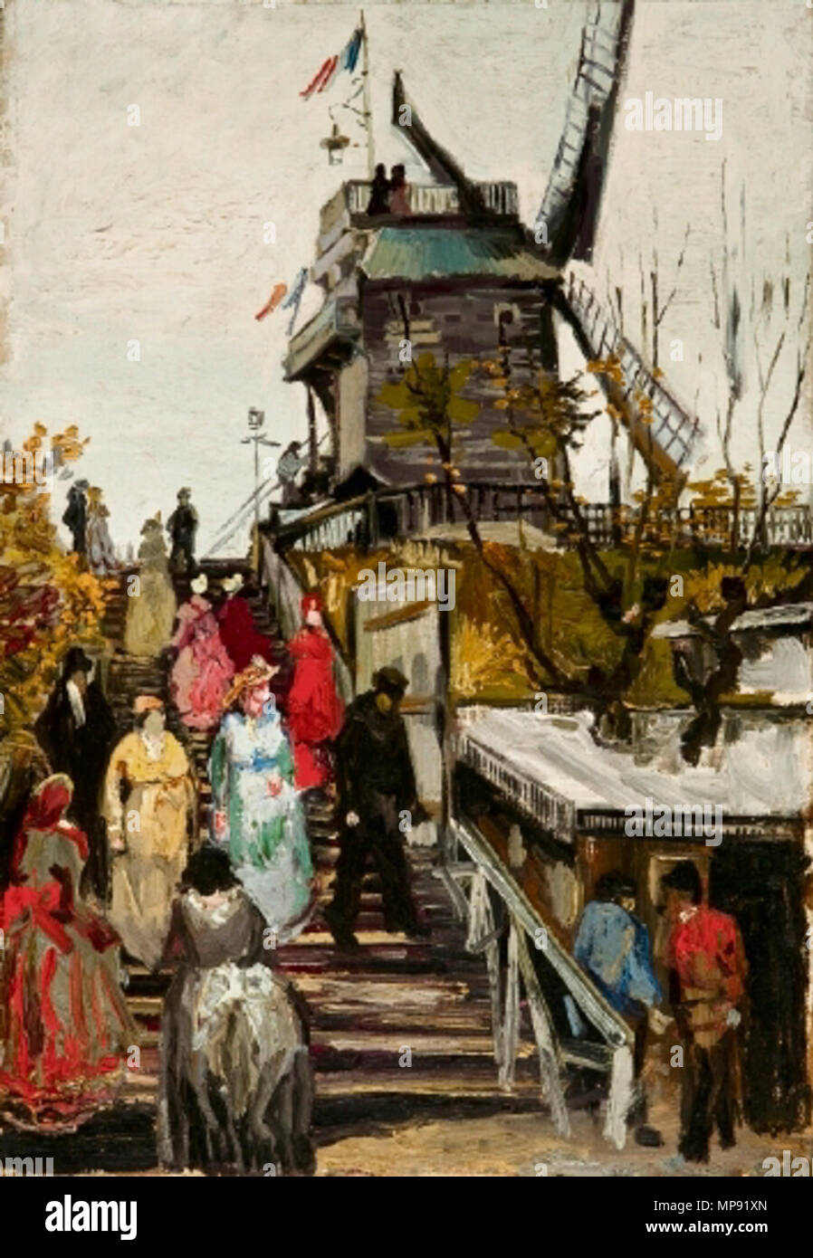 The mill le blute fin by vincent van gogh hi-res stock photography and ...