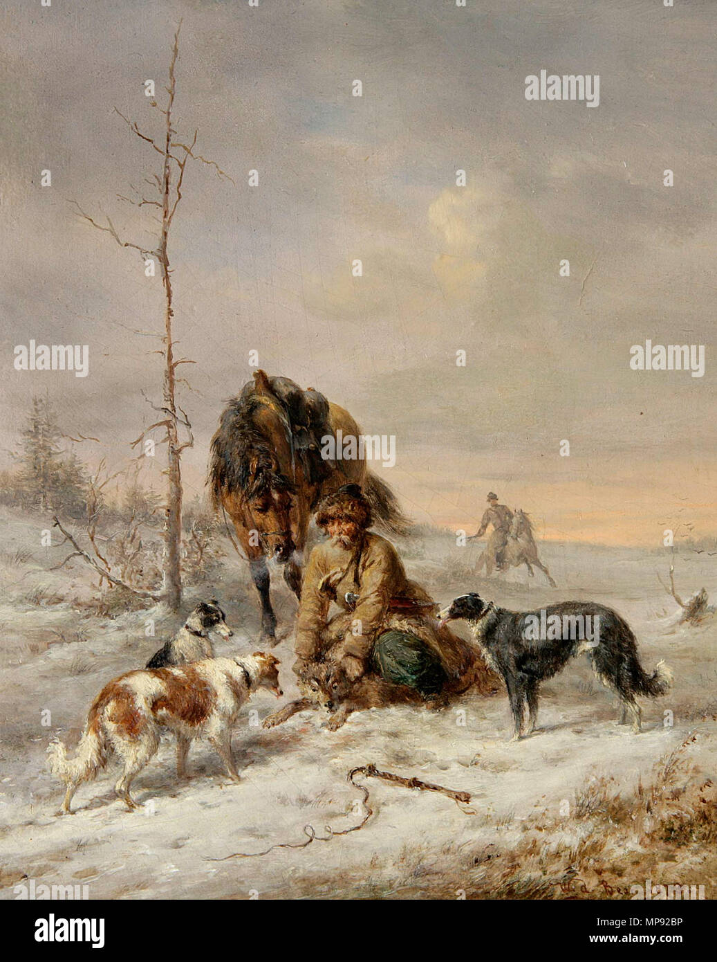 The captured alive Wolf . 1258 Wilhelm Amandus Beer - Der lebendig ...