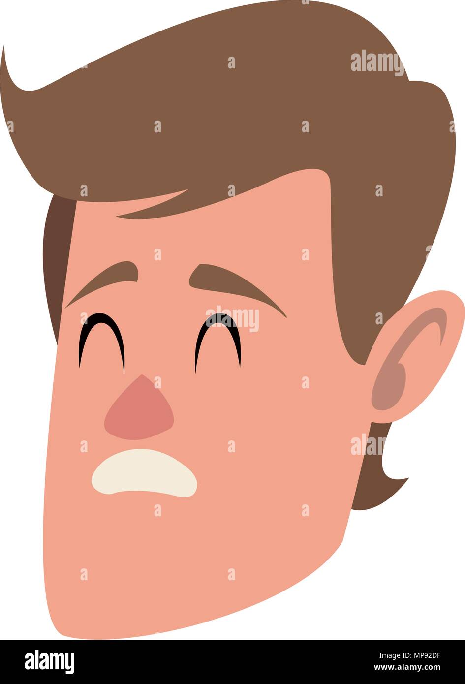 Man face cartoon Stock Vector Image & Art - Alamy