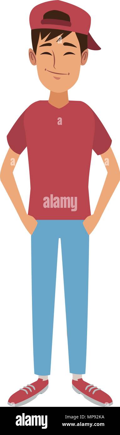 Young man cartoon Stock Vector Image & Art - Alamy