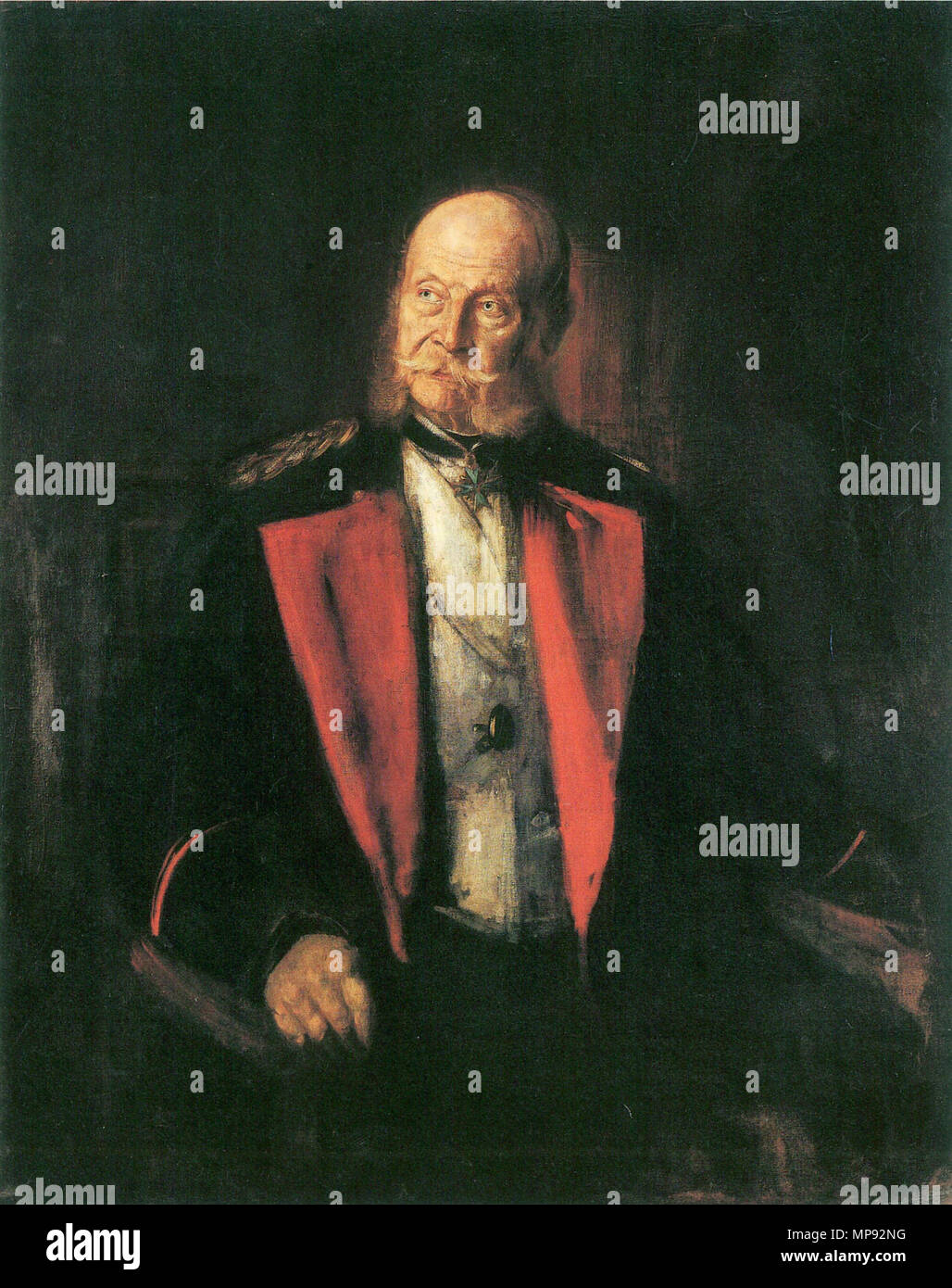 Portrait of emperor Wilhelm I circa 1886–1887. 802 LenbachWilhelmI ...