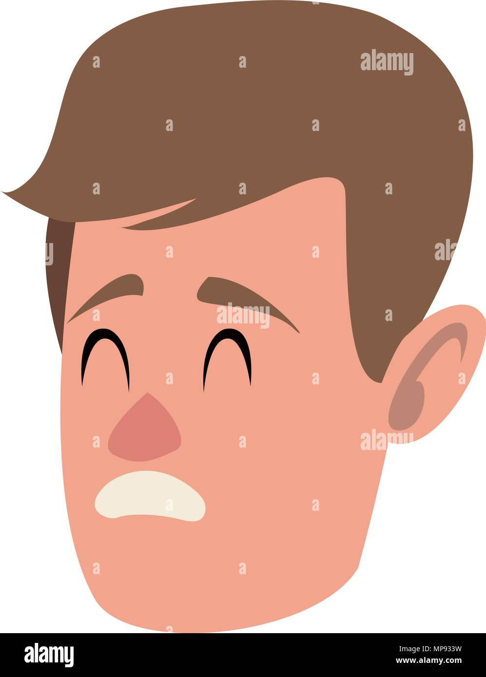 Man face cartoon Stock Vector Image & Art - Alamy