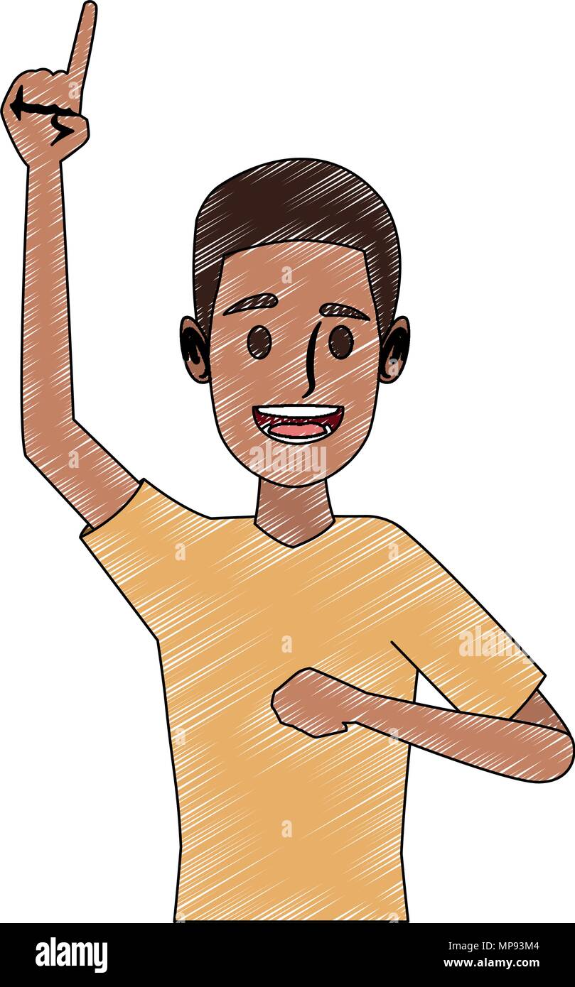 Young woman cartoon scribble hi-res stock photography and images - Alamy