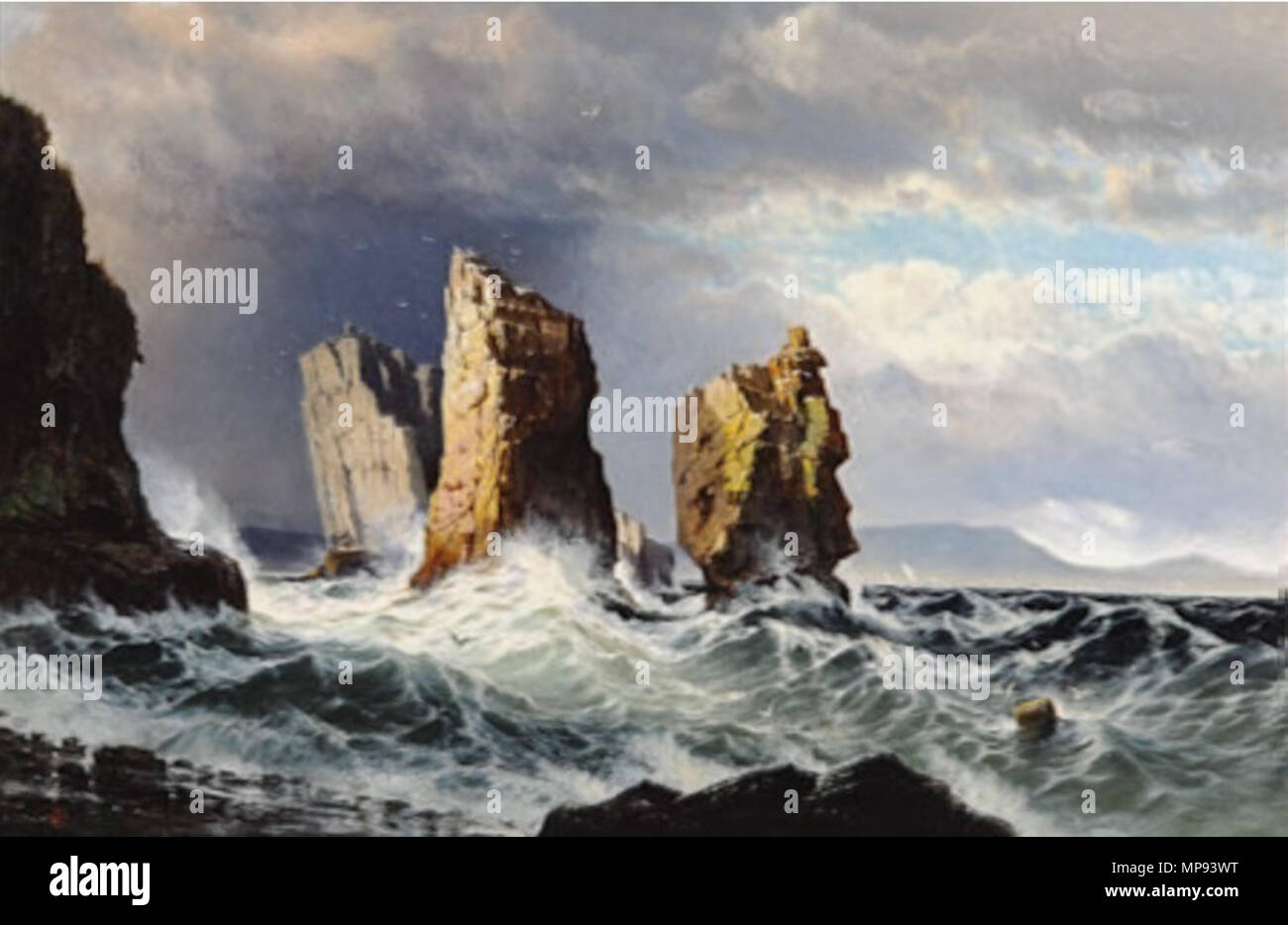 Les Autelets. English: Les Autelets are a rock formation on the north ...