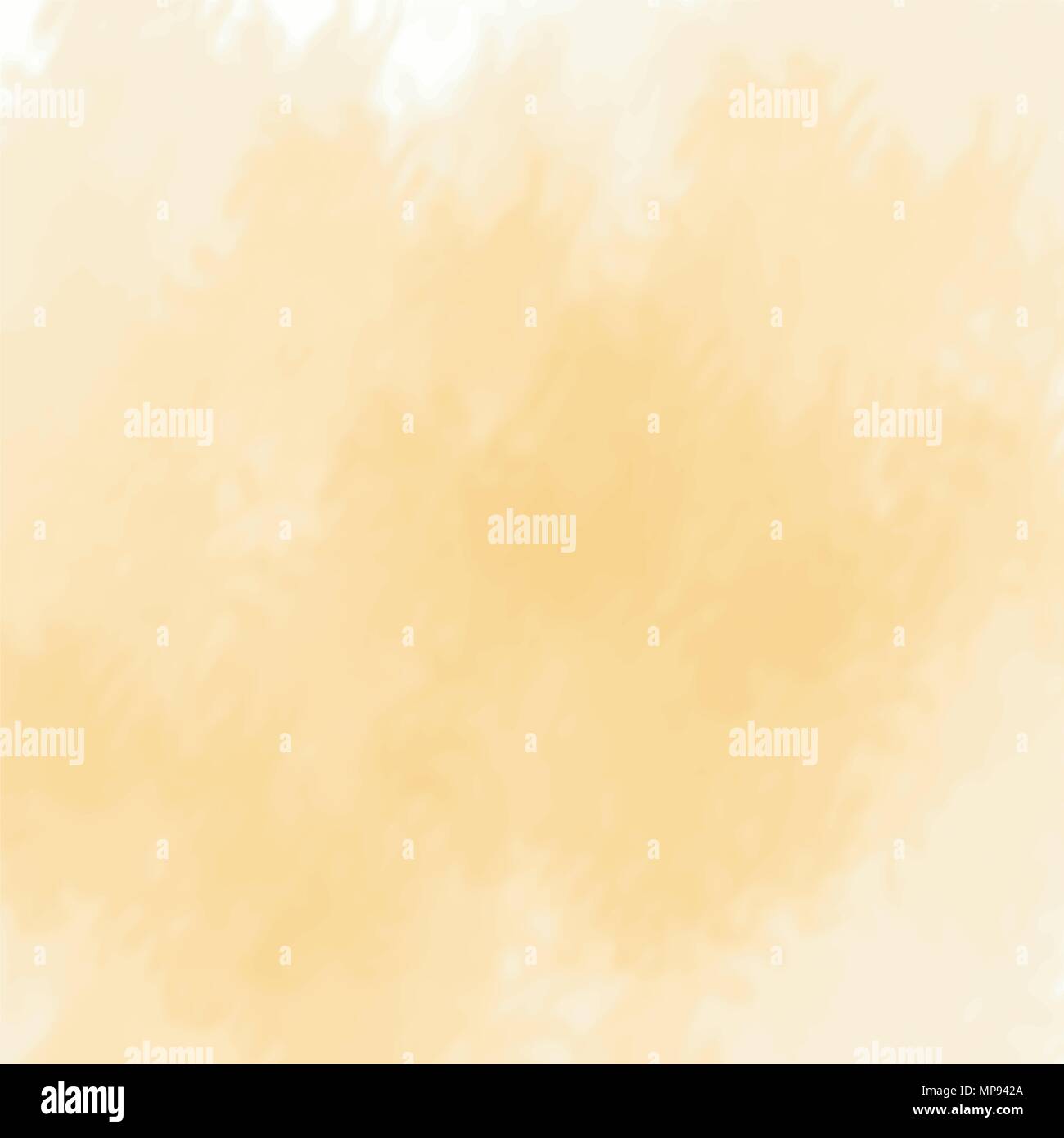 sunny yellow watercolor cloudscape background pattern, vector ...