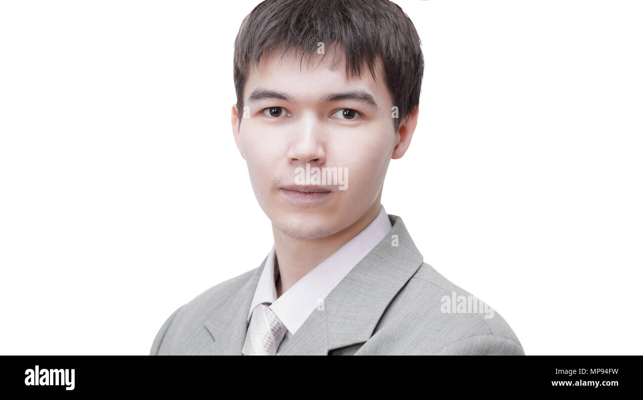 closeup.the face of the modern young man Stock Photo - Alamy