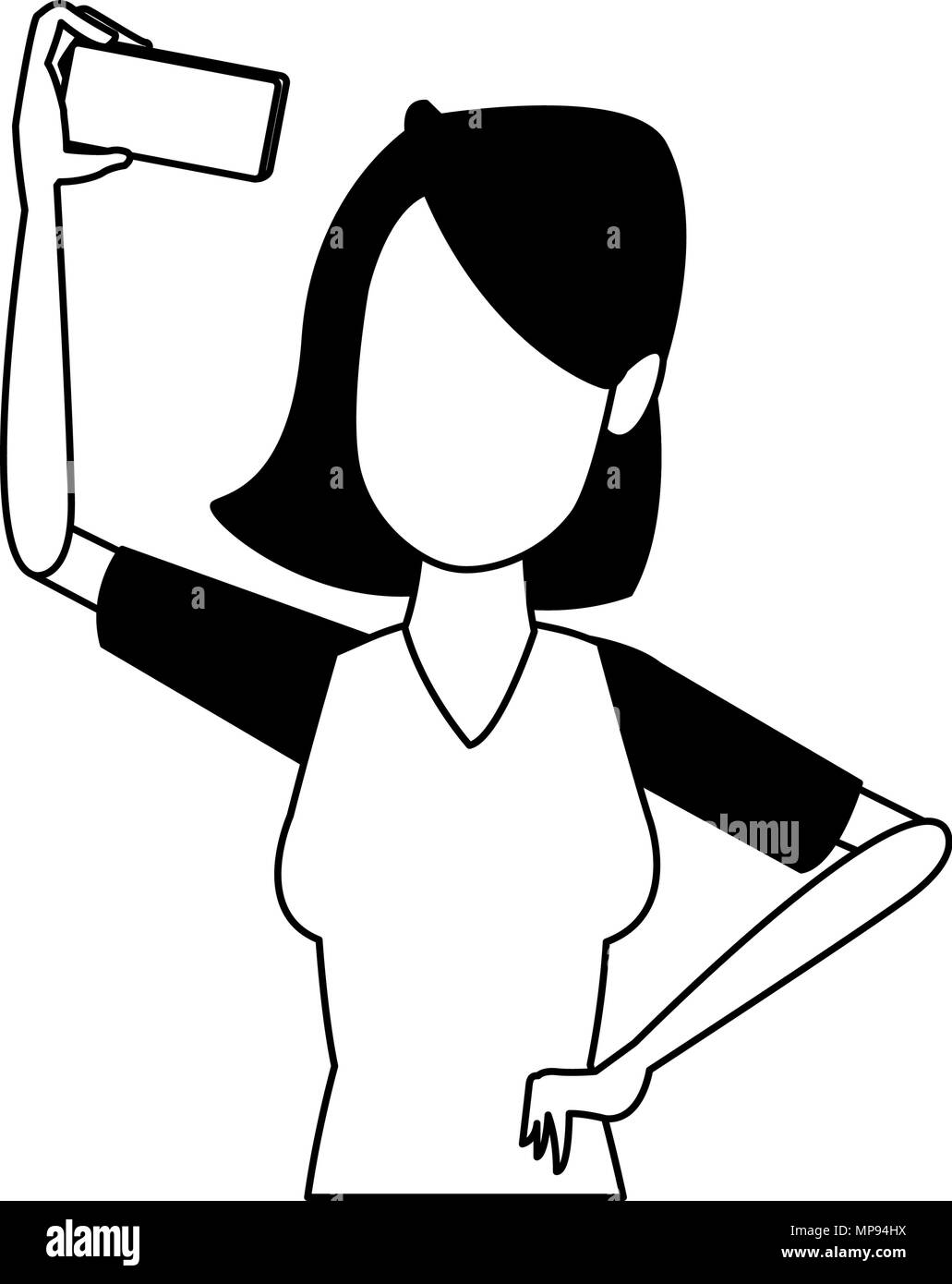 Happy friends talking in Stock Vector Images - Alamy