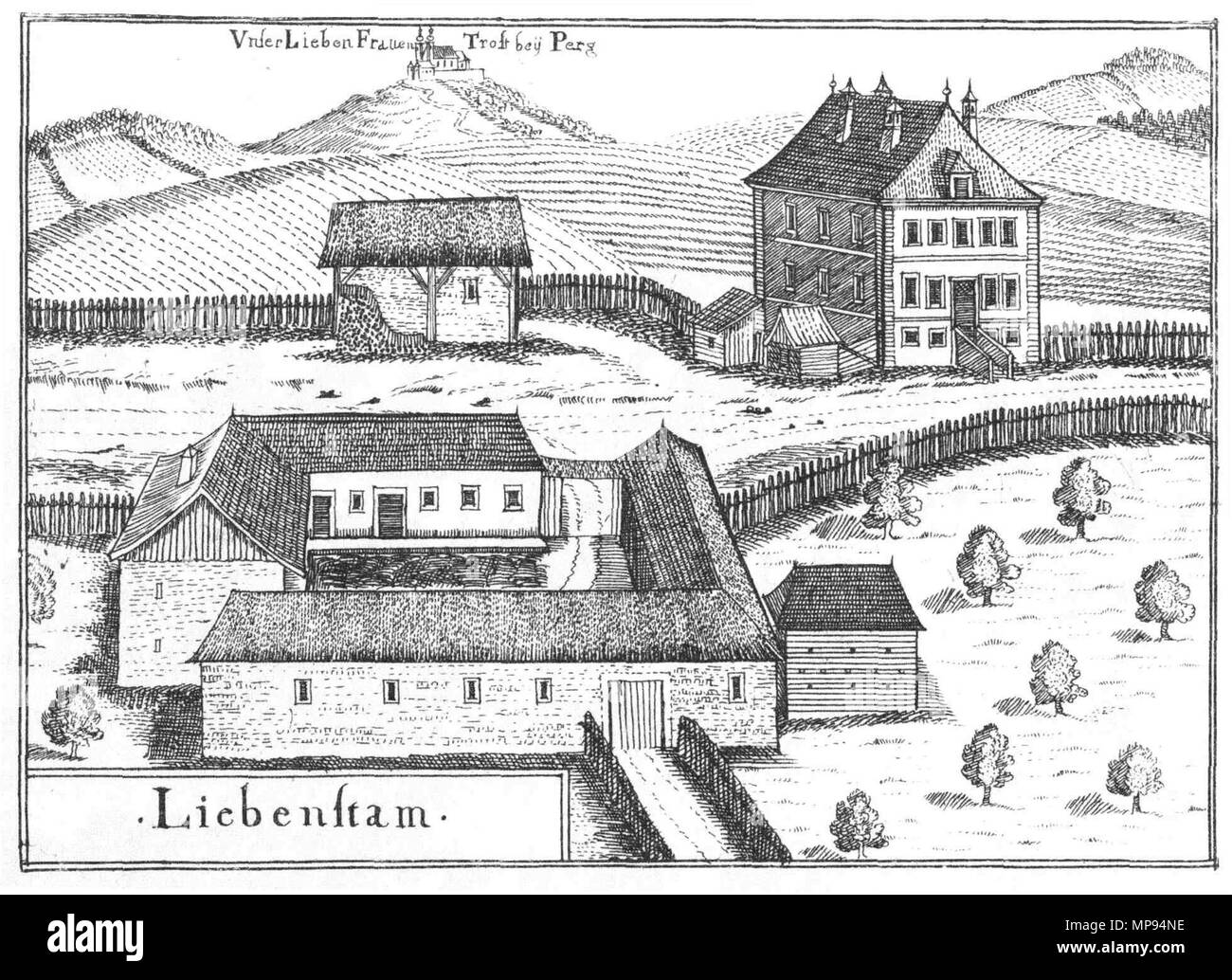 Schloss liebenstein Black and White Stock Photos & Images - Alamy