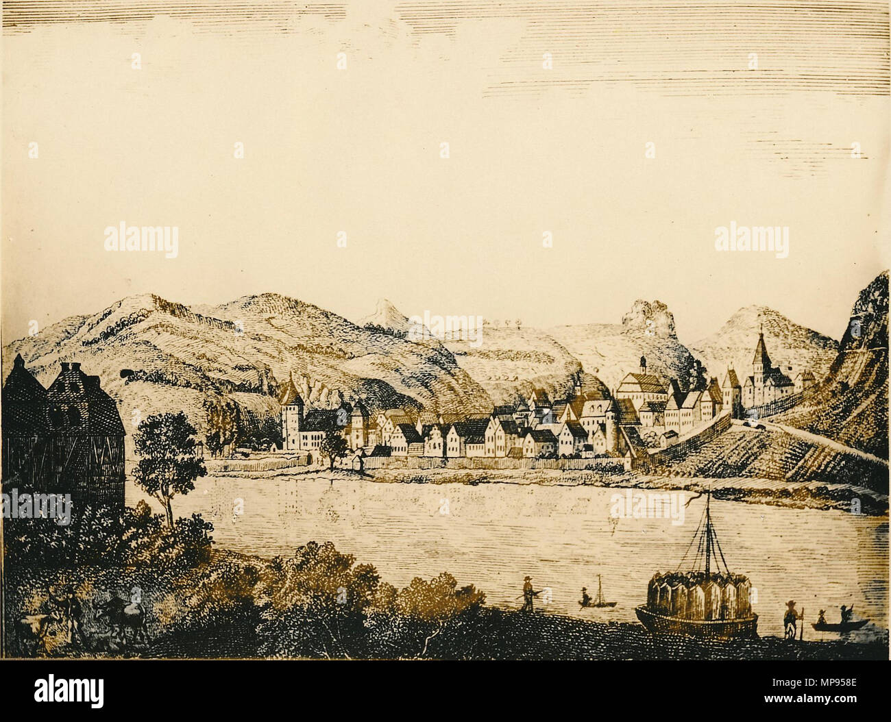 . Deutsch: Linz am Rhein . 1830. J. Creleur 812 Linz am Rhein 1830 ...