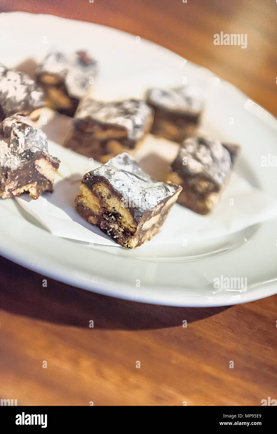 sweet vanilla cocoa dessert - diet Stock Photo - Alamy