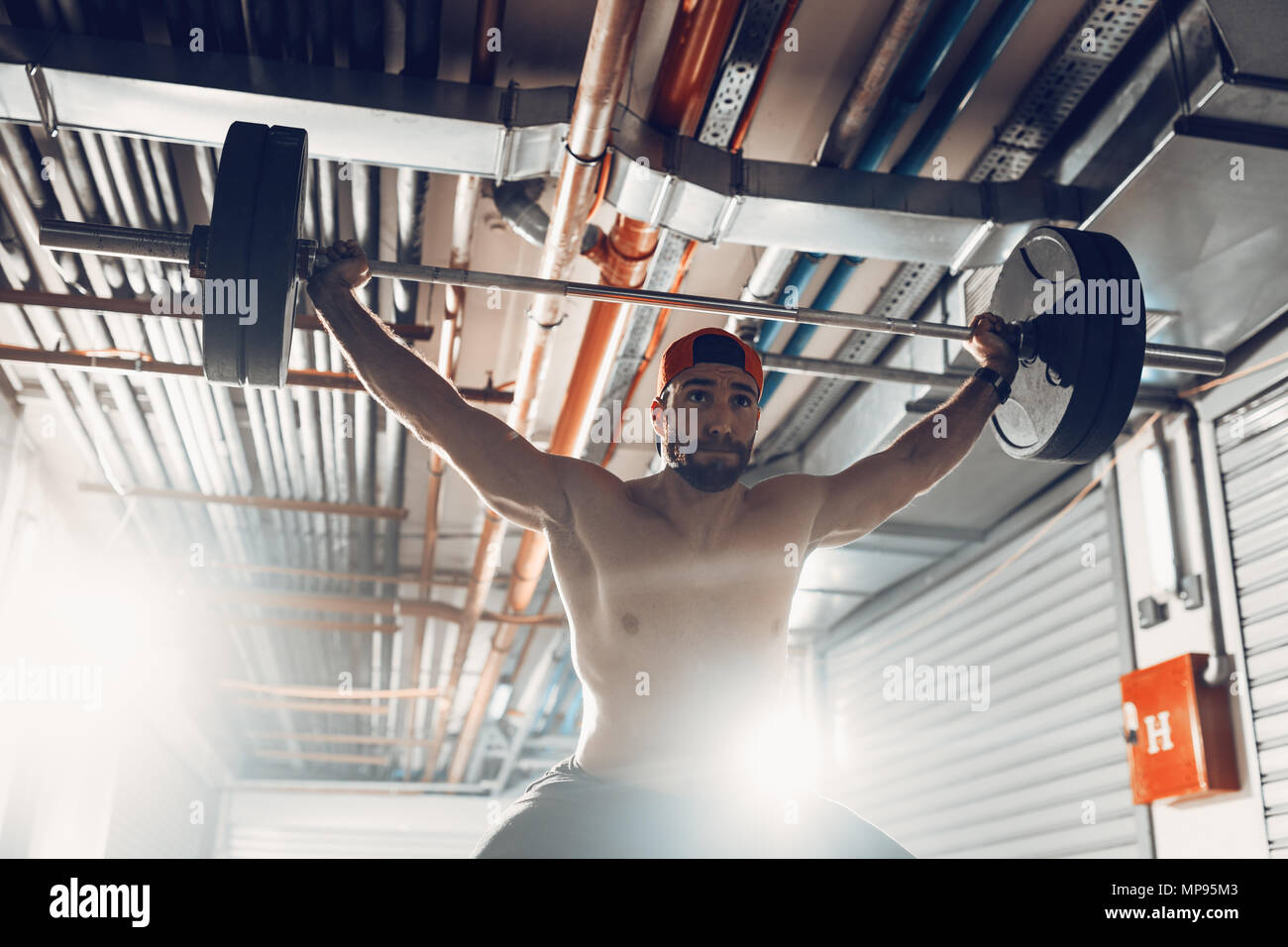Shoulder press exercise hi-res stock photography and images - Alamy