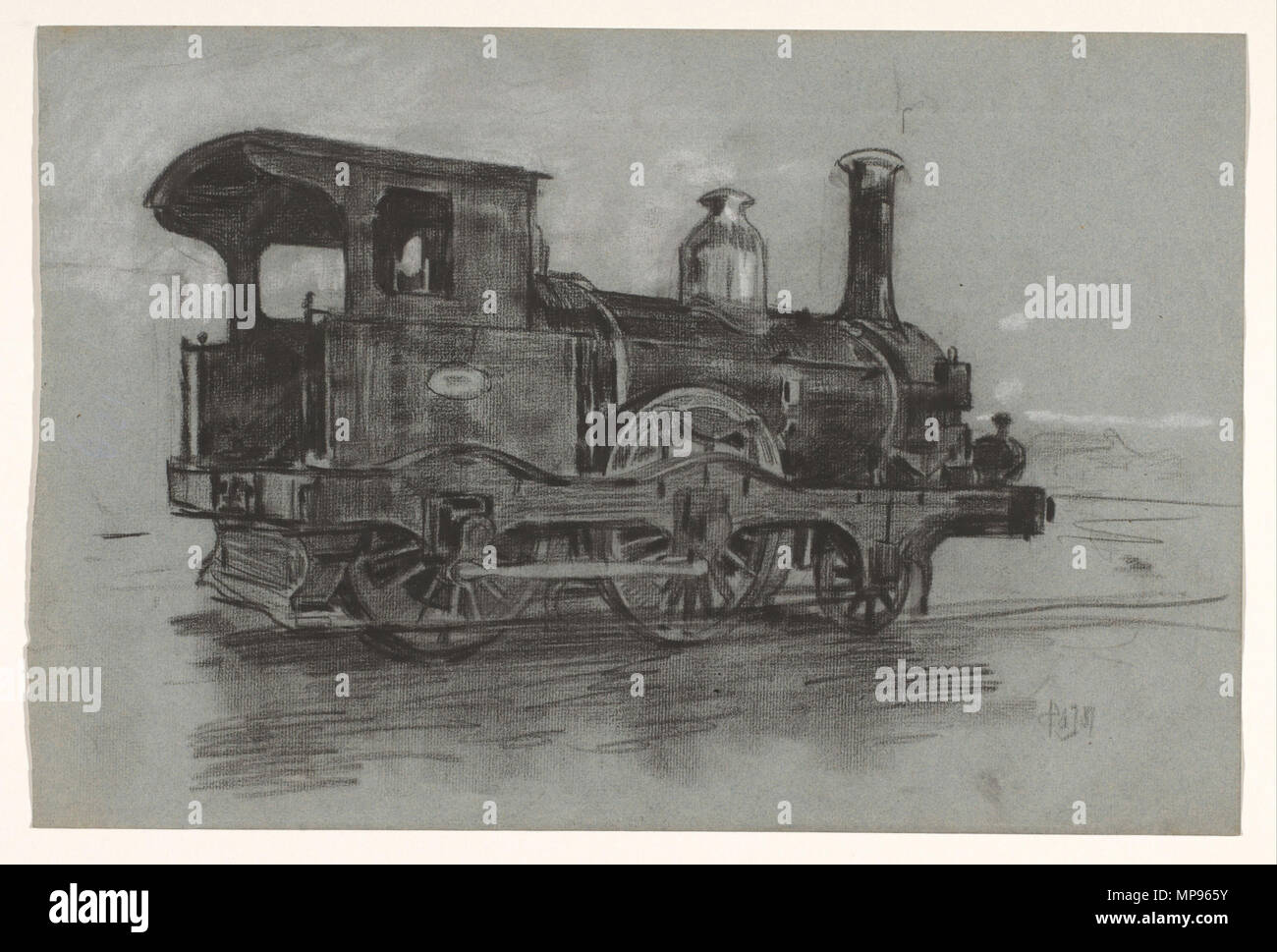Steam Engine circa 1888 . 815 Locomotief - Pieter de Josselin de Jong ...