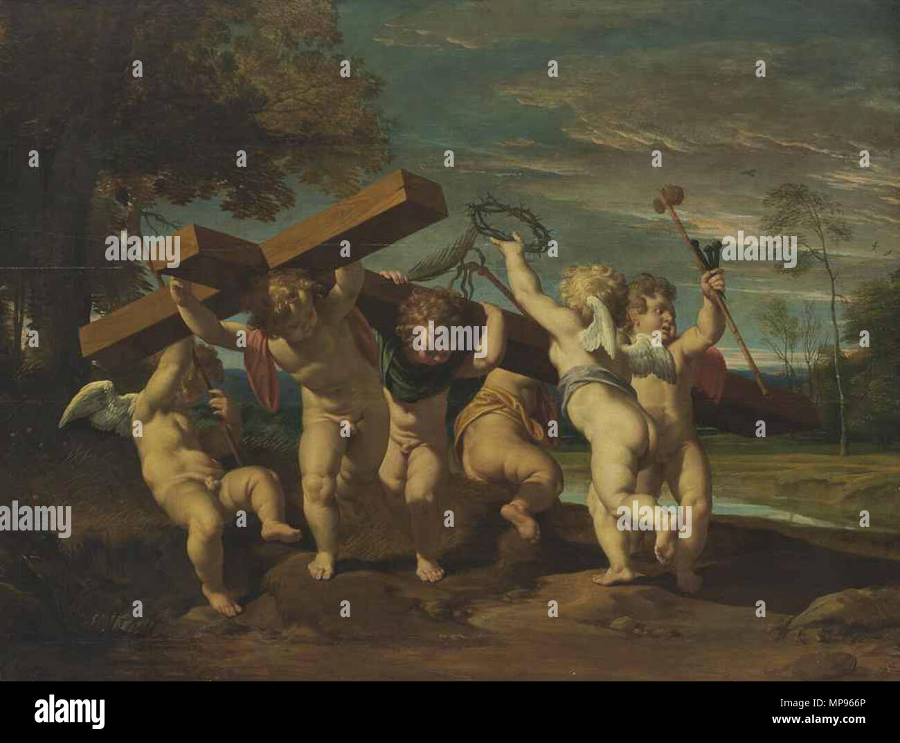 Putti with symbols of the Passion 1650. 816 Lodewijk de Vadder and ...