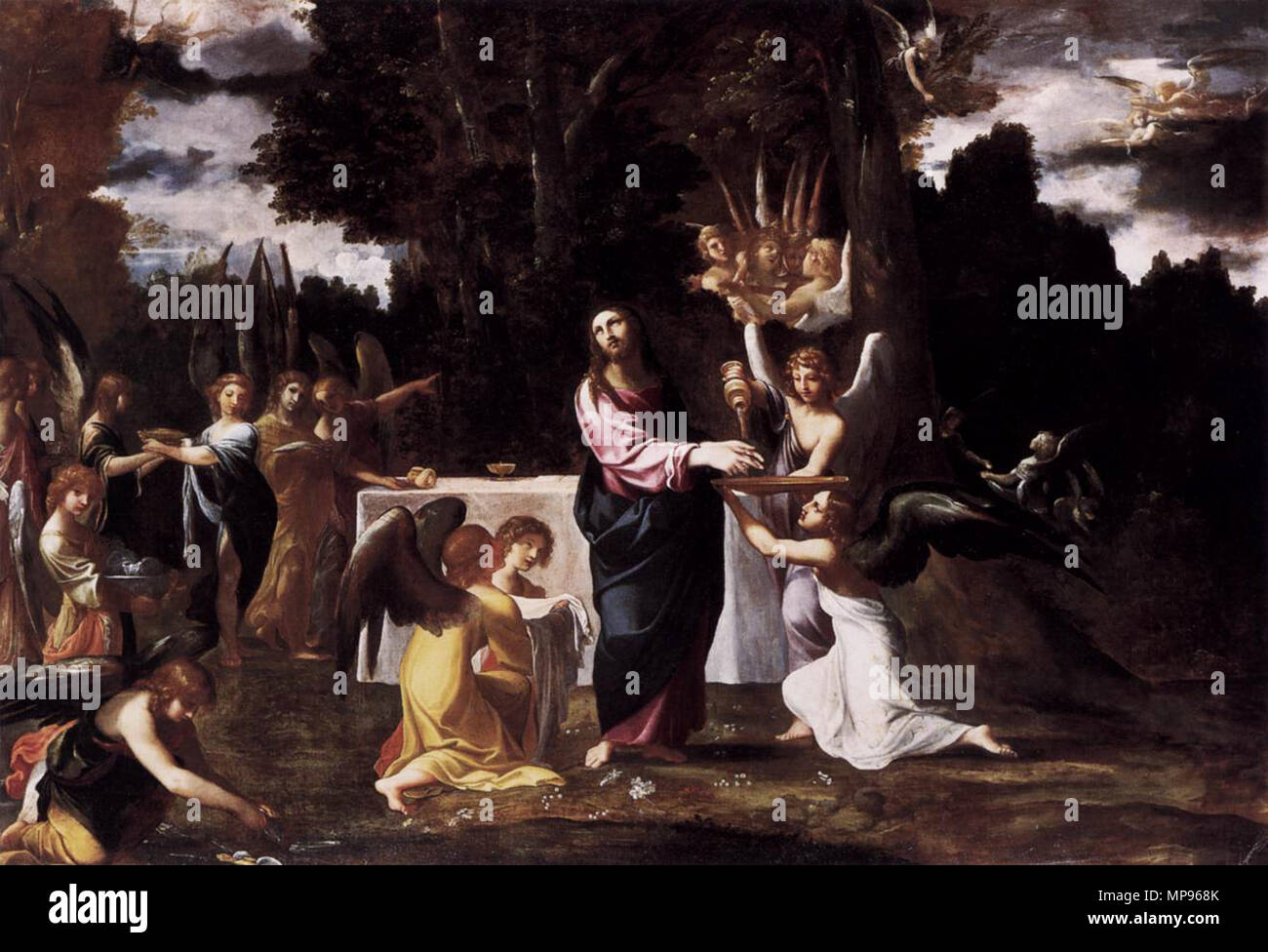 Christ Served by Angels in the Wilderness between 1608 and 1610. 817 ... Christ Served by Angels in the Wilderness between 1608 and 1610. 817 ...