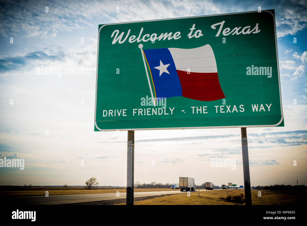 Texas road sign hi-res stock photography and images - Alamy