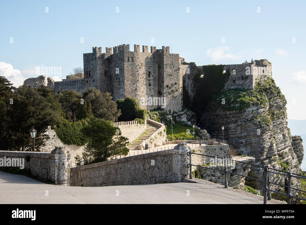 Castello di Venere, Erice, Sicily Stock Photo - Alamy