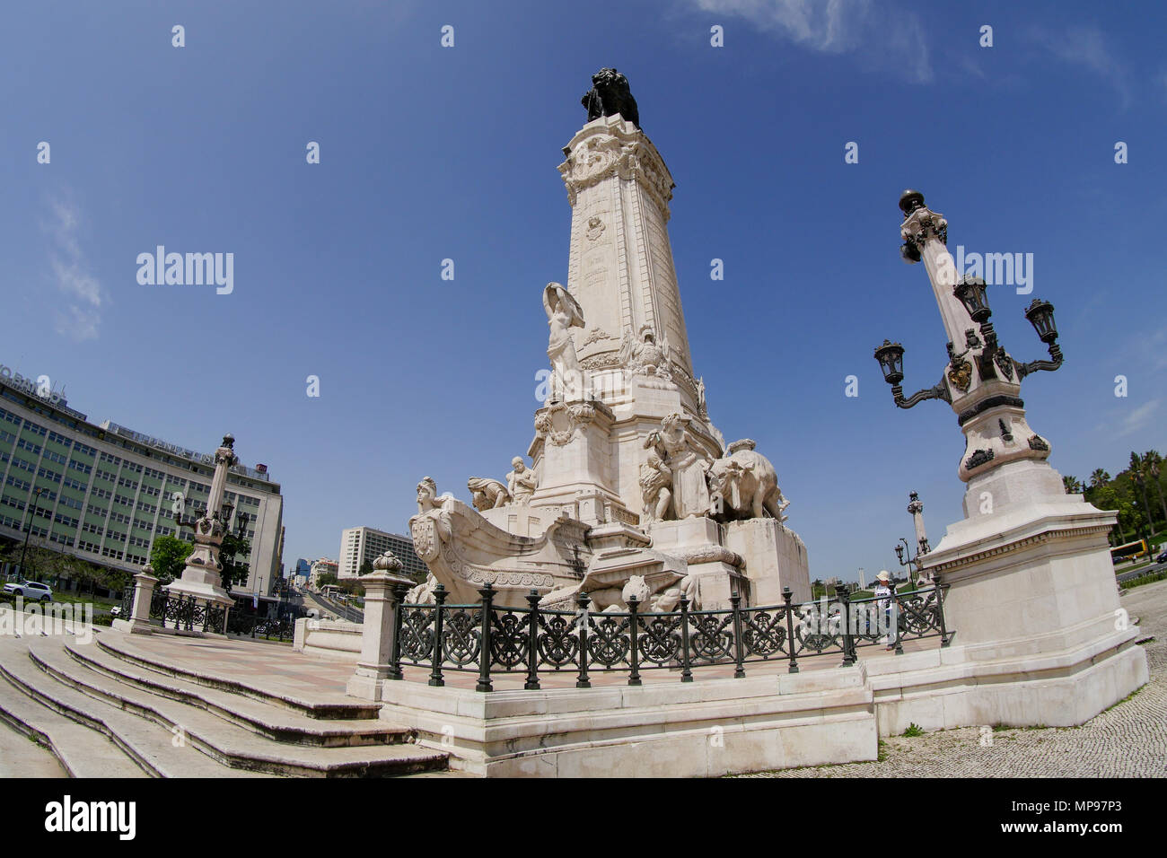 Marques de Pombal monument, Lisbon, Portugal Stock Photo - Alamy