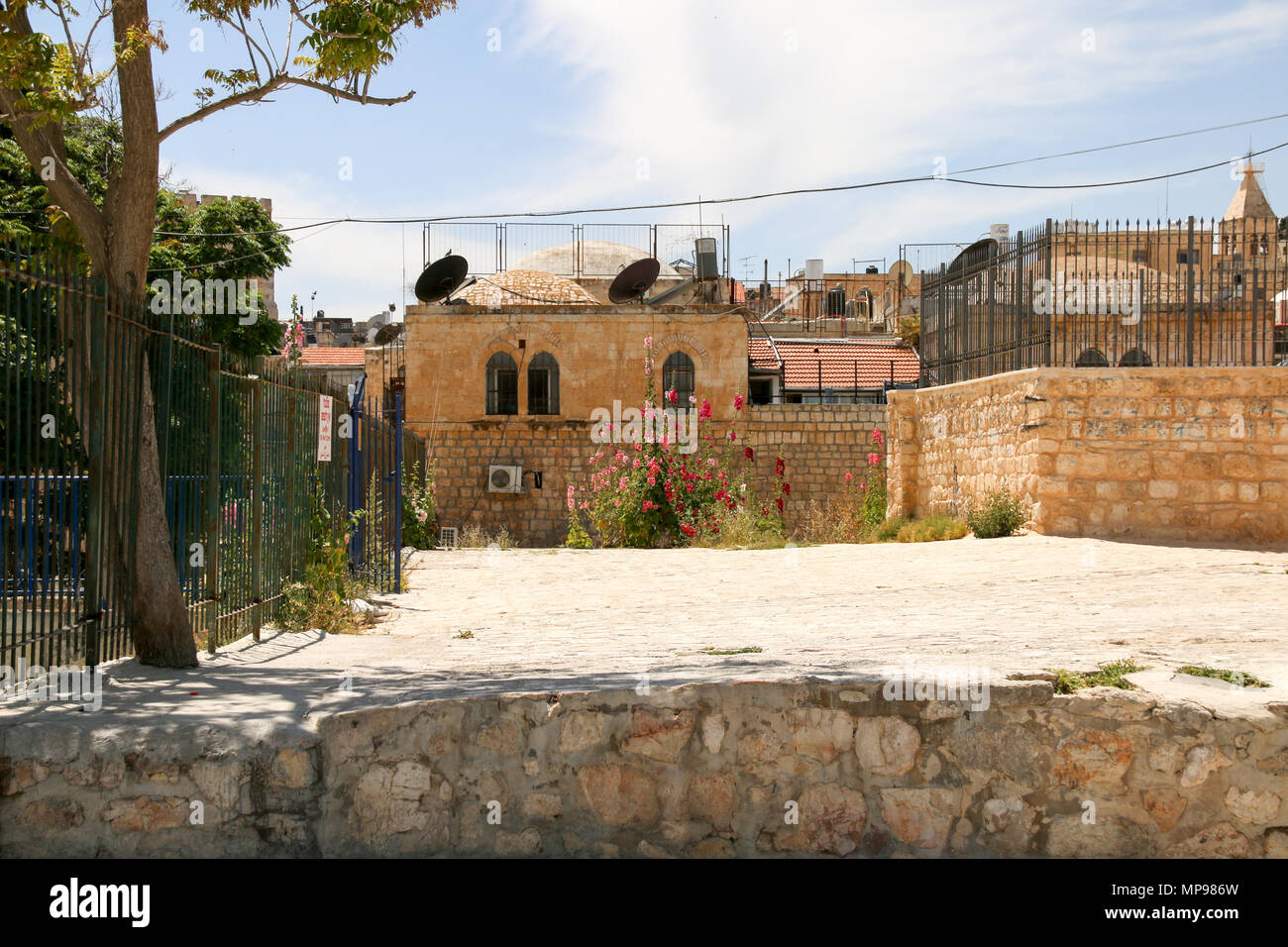 Jerusalem, Israel - May 16, 2018: View of houses in the Old City of ...