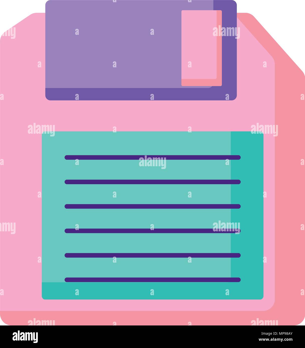 diskette icon over white background, vector illustration Stock Vector ...