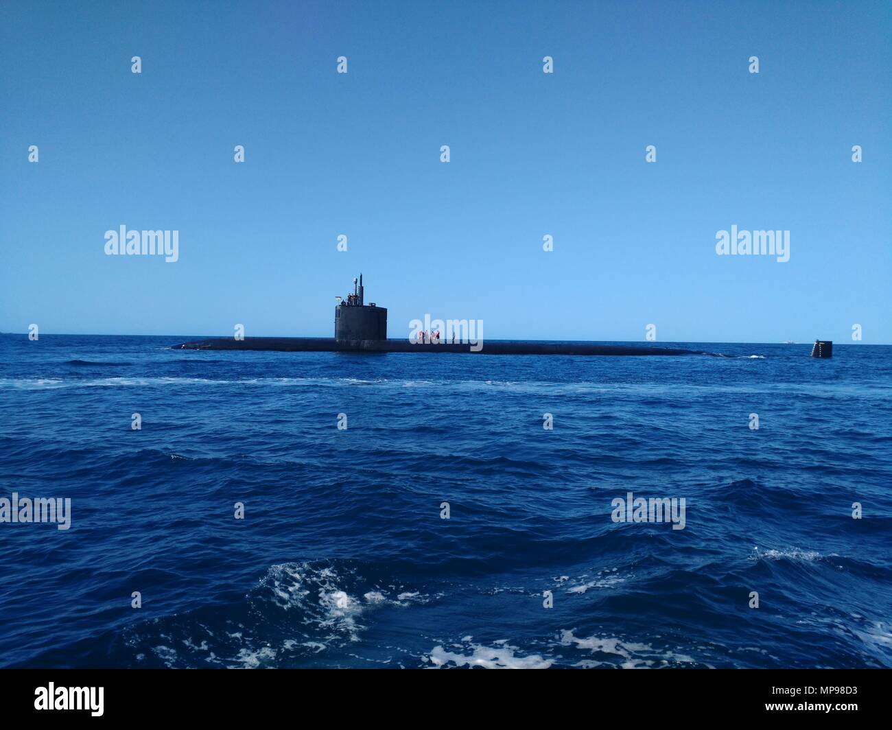 The U.S. Navy Los Angeles-class fast-attack submarine USS Springfield ...
