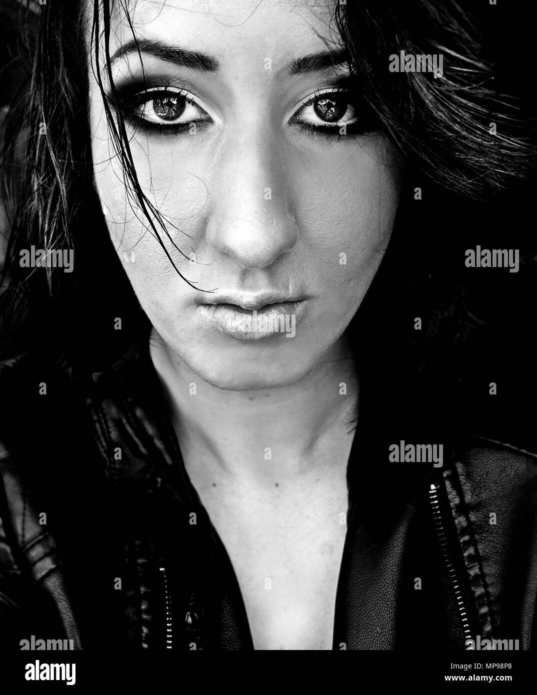 Dreamer woman Black and White Stock Photos & Images - Alamy