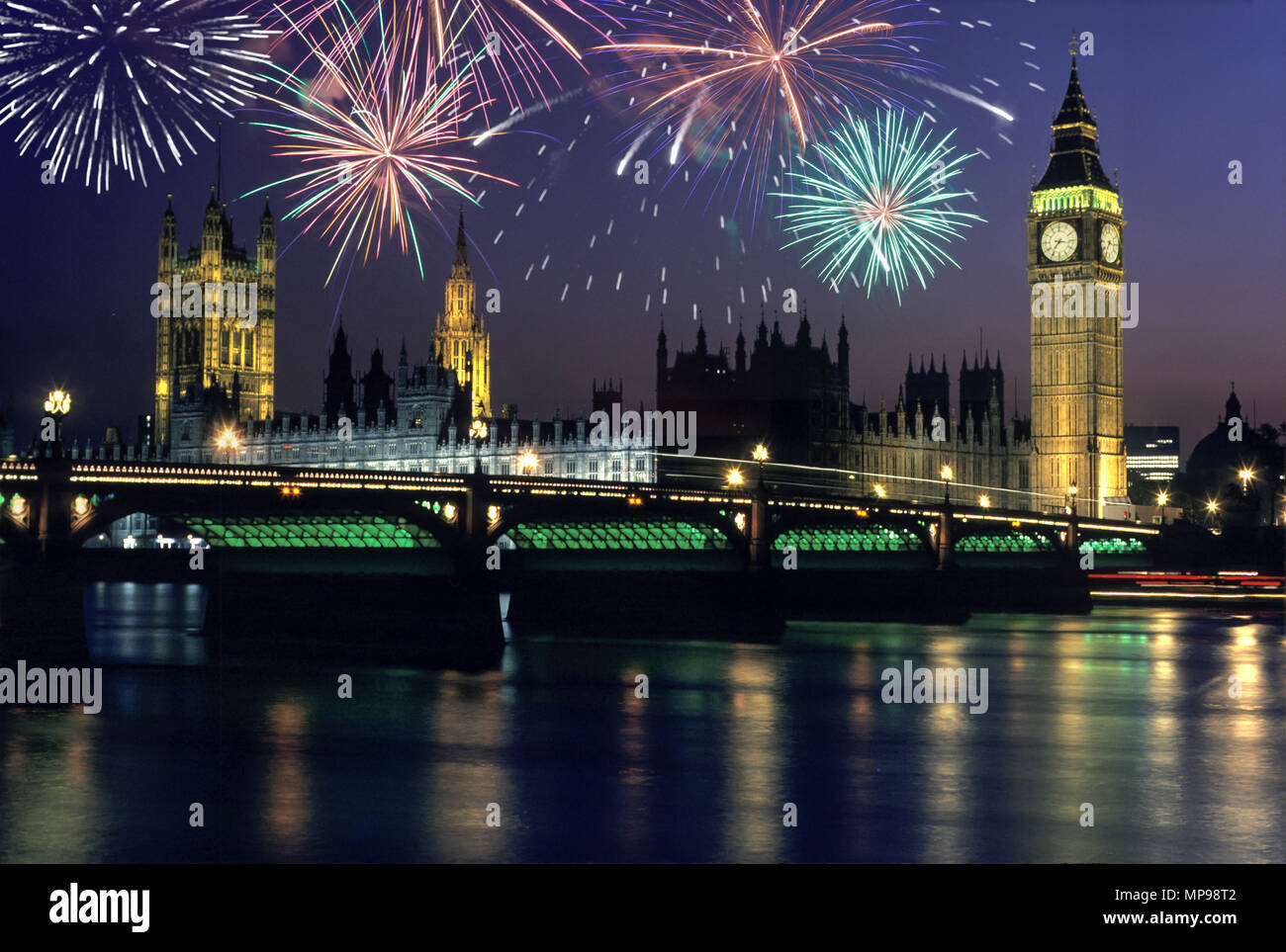 1988 HISTORICAL BIG BEN HOUSES OF PARLIAMENT WESTMINISTER BRIDGE RIVER ...