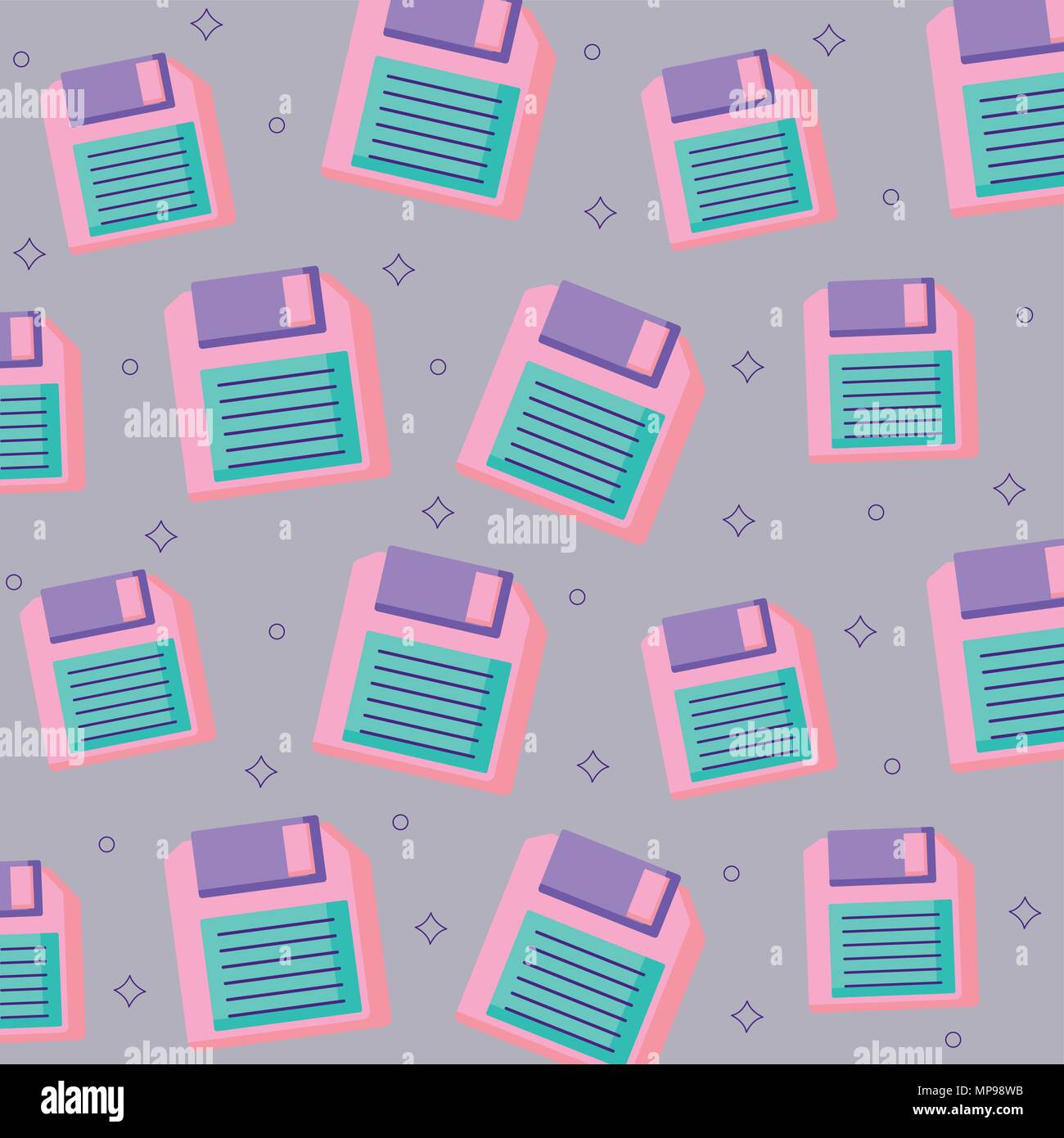 background of diskette pattern, vector illustration Stock Vector Image ...