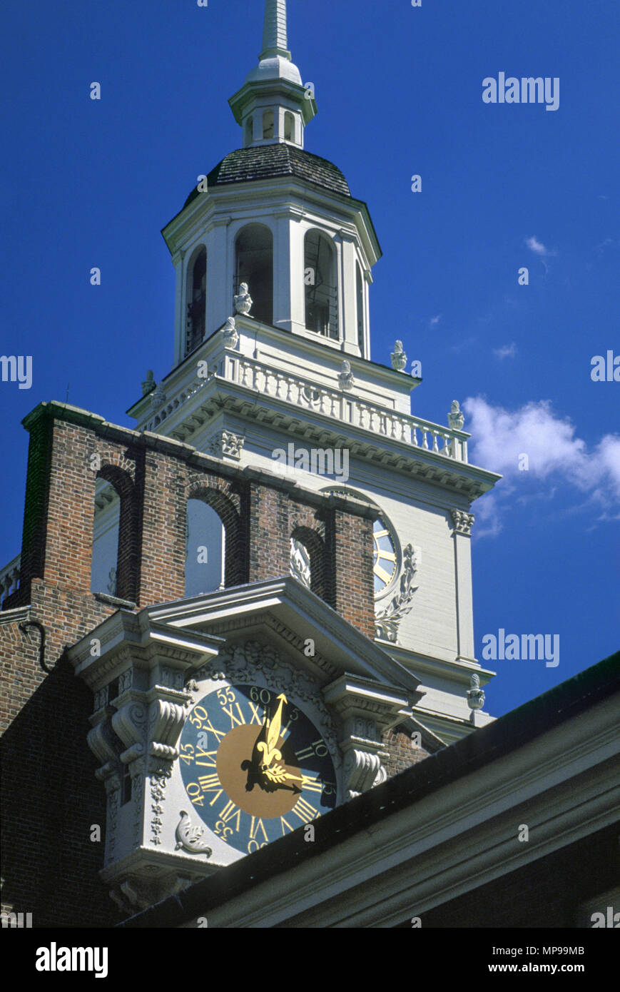 1988 HISTORICAL CLOCK TOWER INDEPENDENCE HALL INDEPENDENCE MALL ...