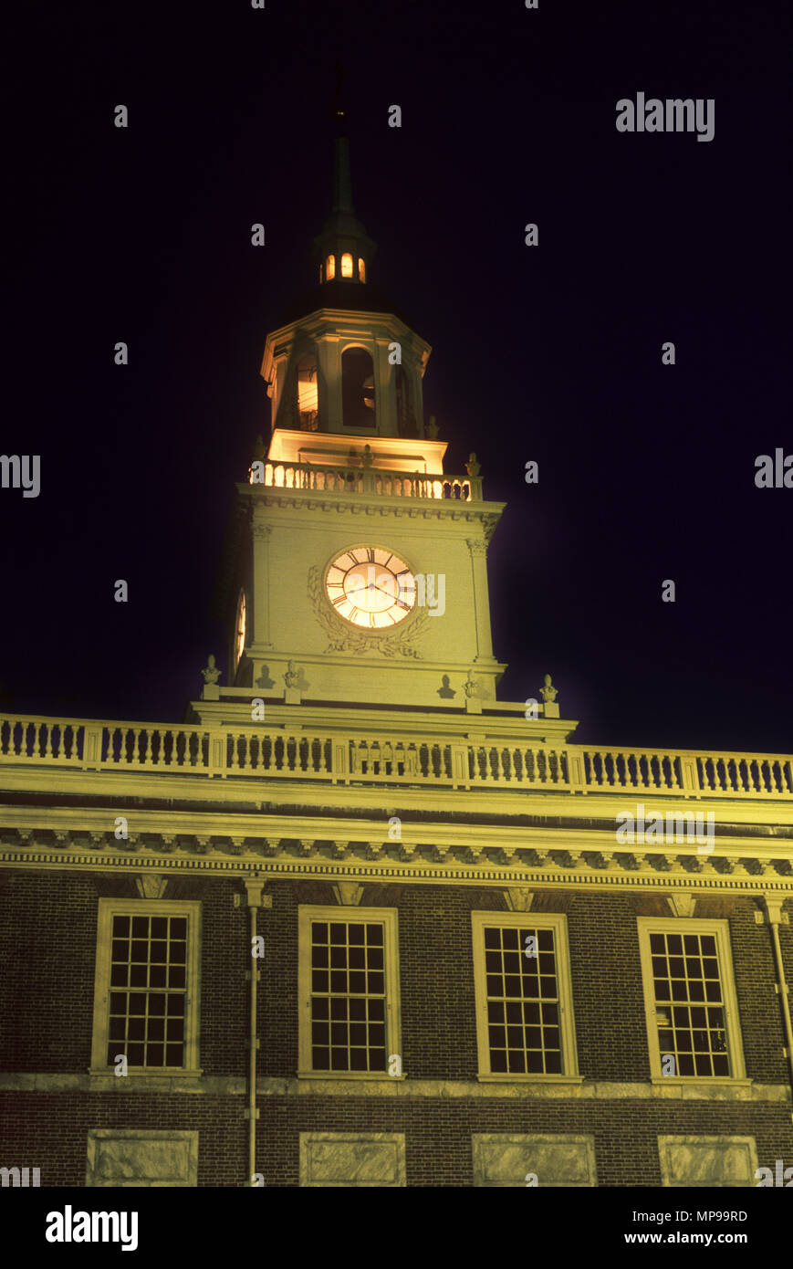 Independence Hall At Night