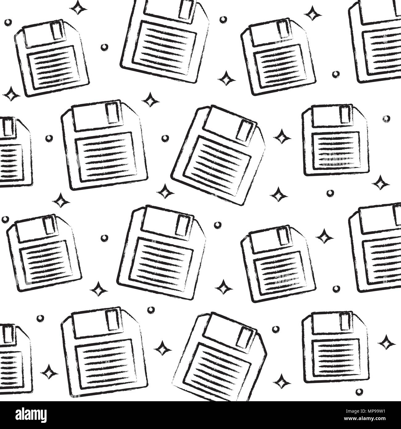 background of diskette pattern, vector illustration Stock Vector Image ...