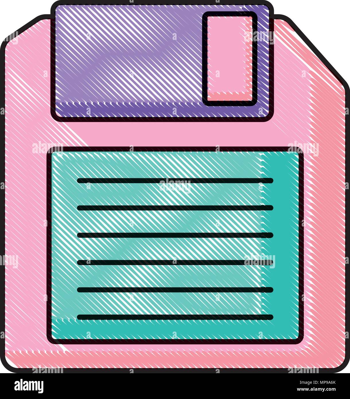 diskette icon over white background, vector illustration Stock Vector ...