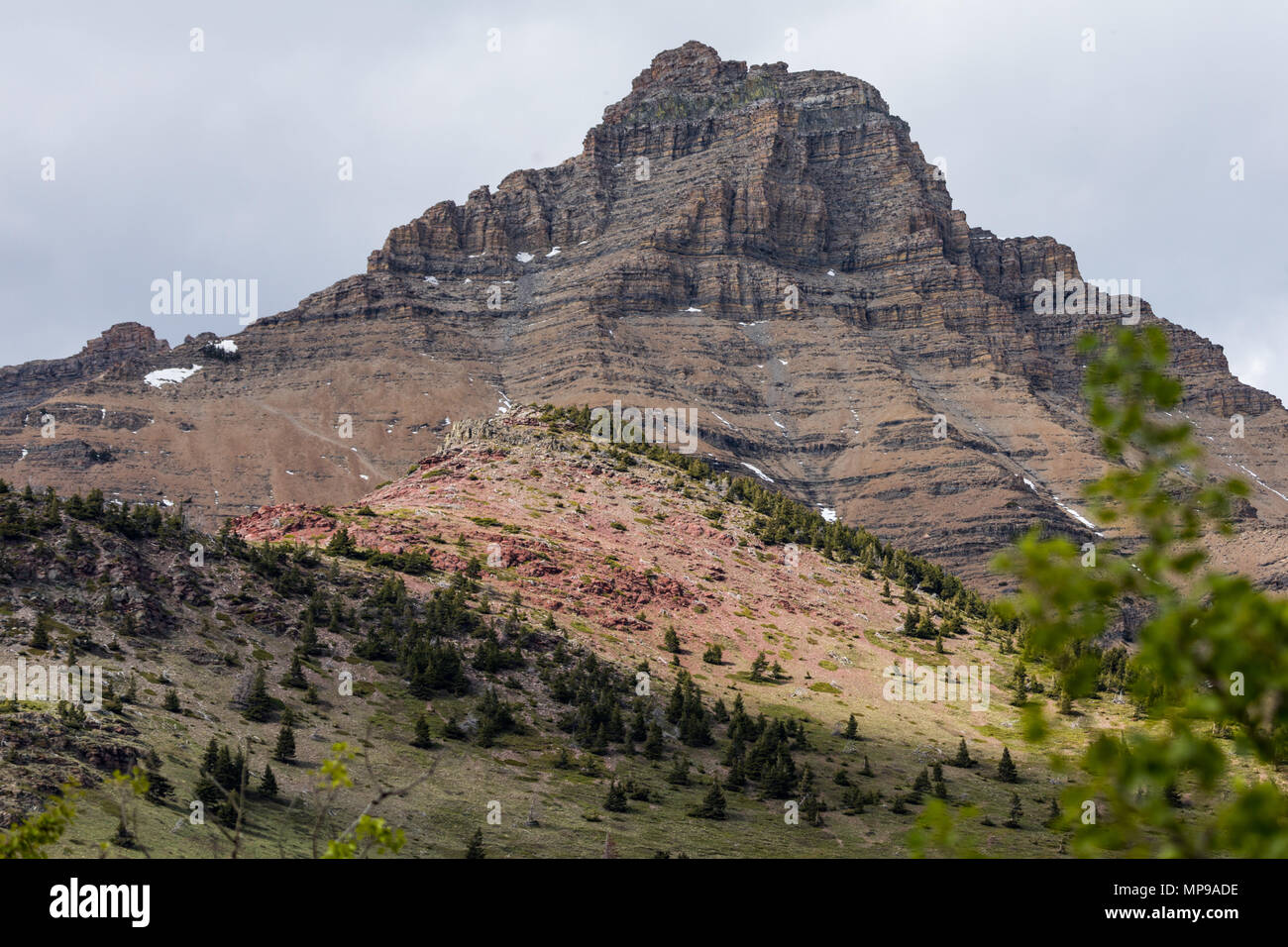 Canada waterton lakes national park rocky mountains hi-res stock ...
