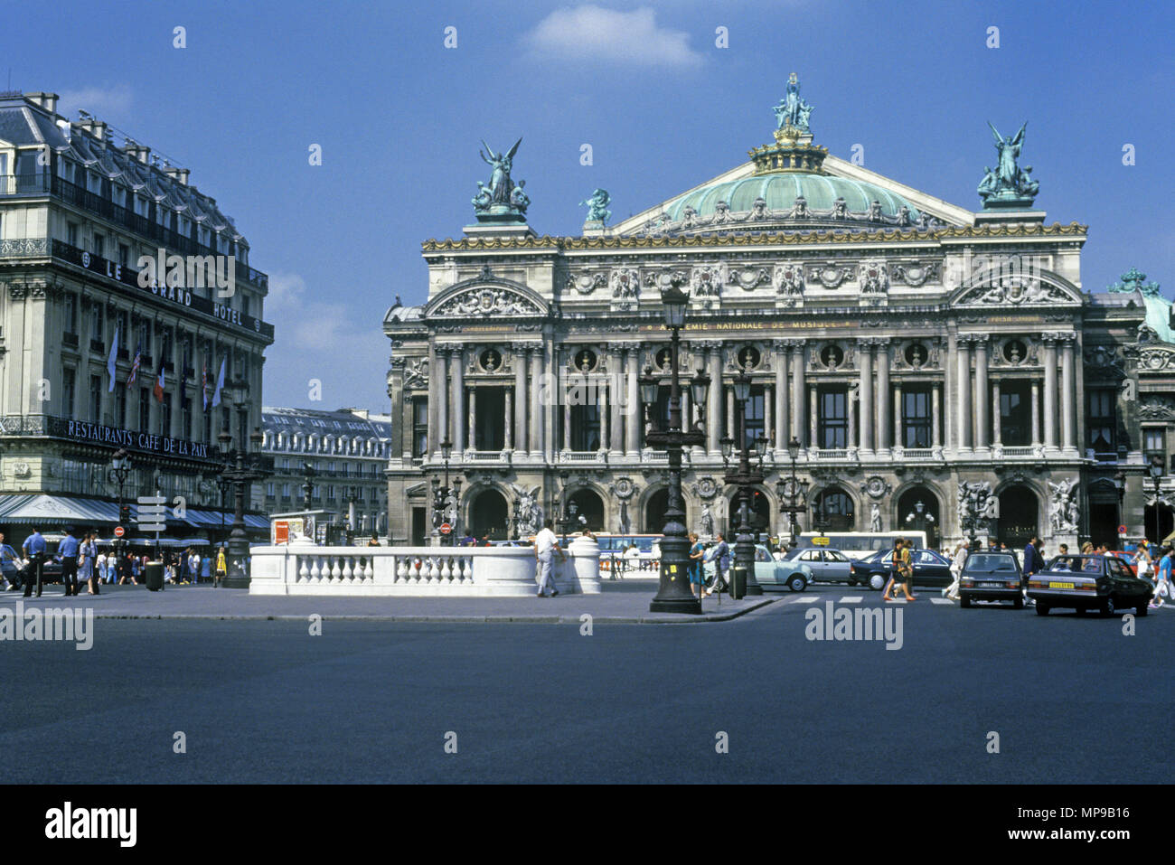 1988 HISTORICAL PALAIS GARNIER (©CHARLES GARNIER 1875) OPERA HOUSE ...