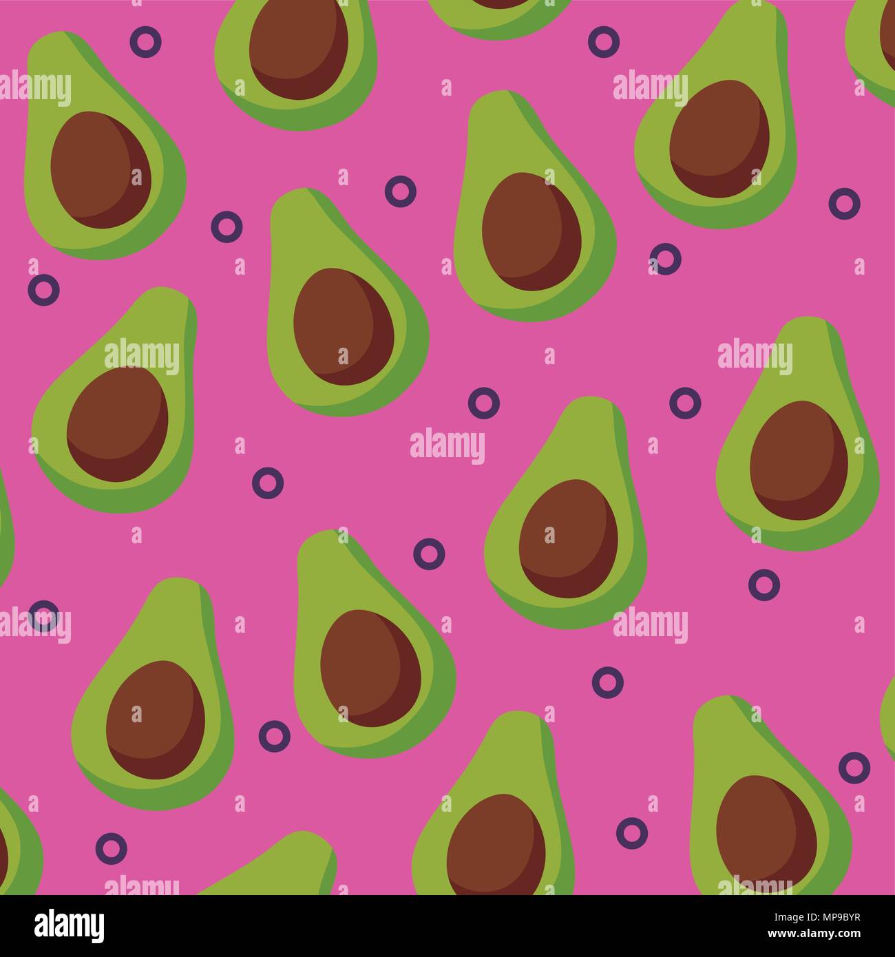 background of avocados pattern, vector illustration design Stock Vector ...