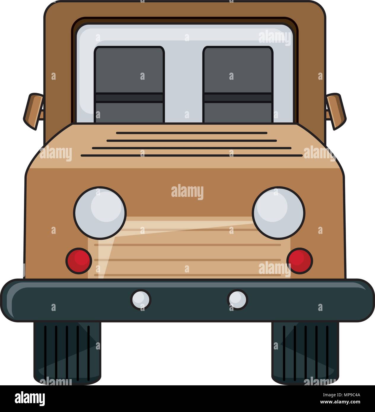 4x4 car icon over white background, vector illustration Stock Vector ...