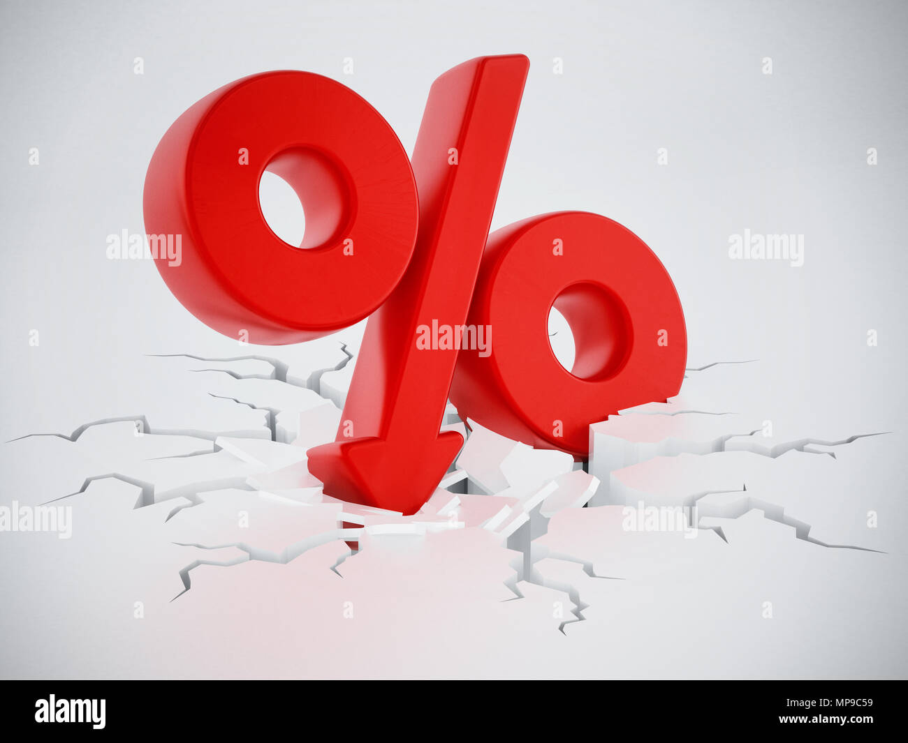 3d percentage sign hi-res stock photography and images - Alamy
