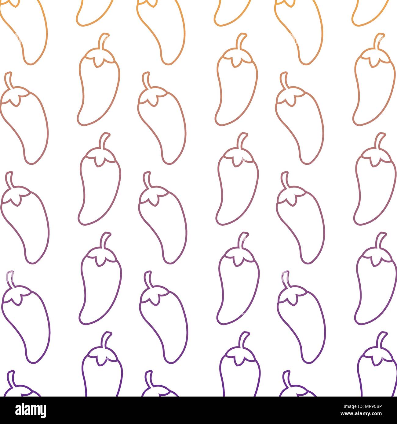 background of chili pepper pattern, vector illustration design Stock ...