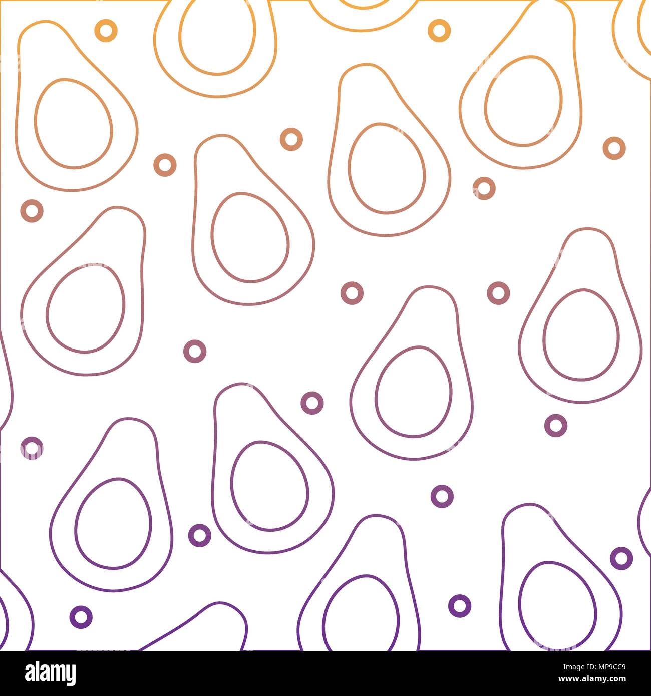 background of avocados pattern, vector illustration design Stock Vector ...