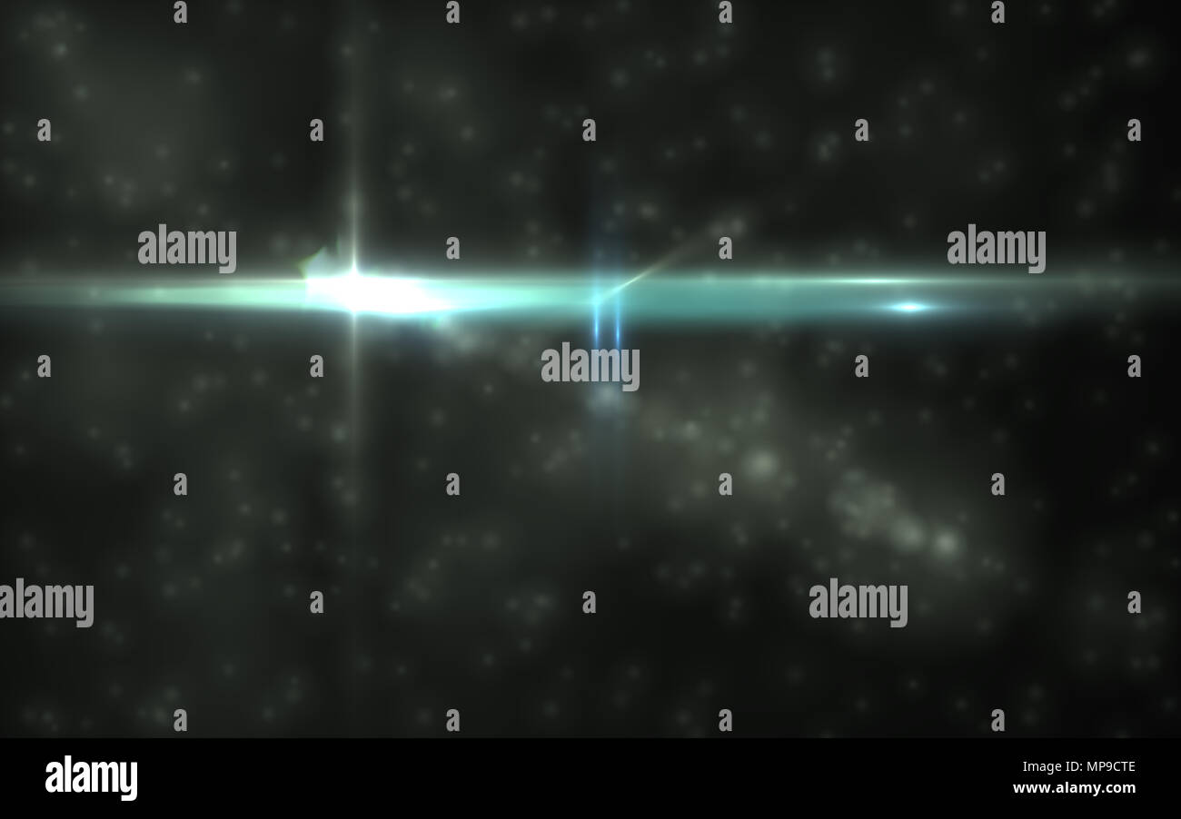 abstract vertical lens flare light over black background Blue nature ...