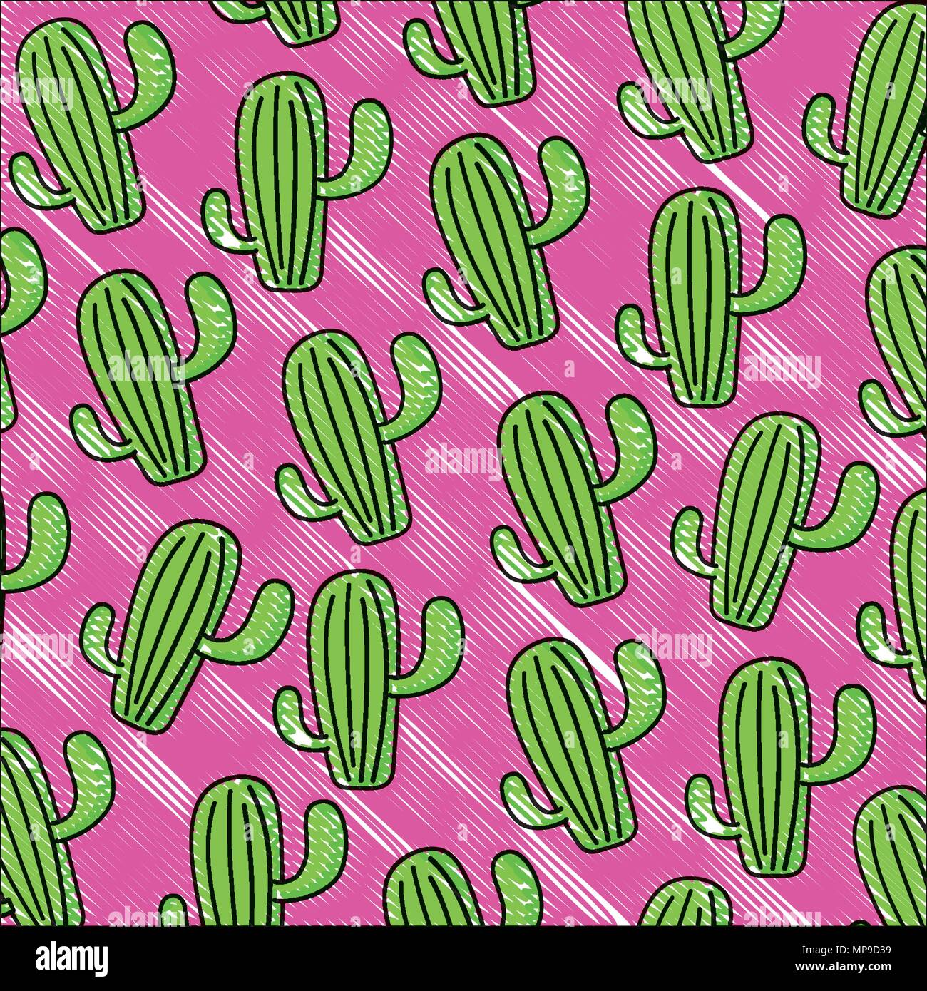 cactus plant background, vector illustration Stock Vector Image & Art ...